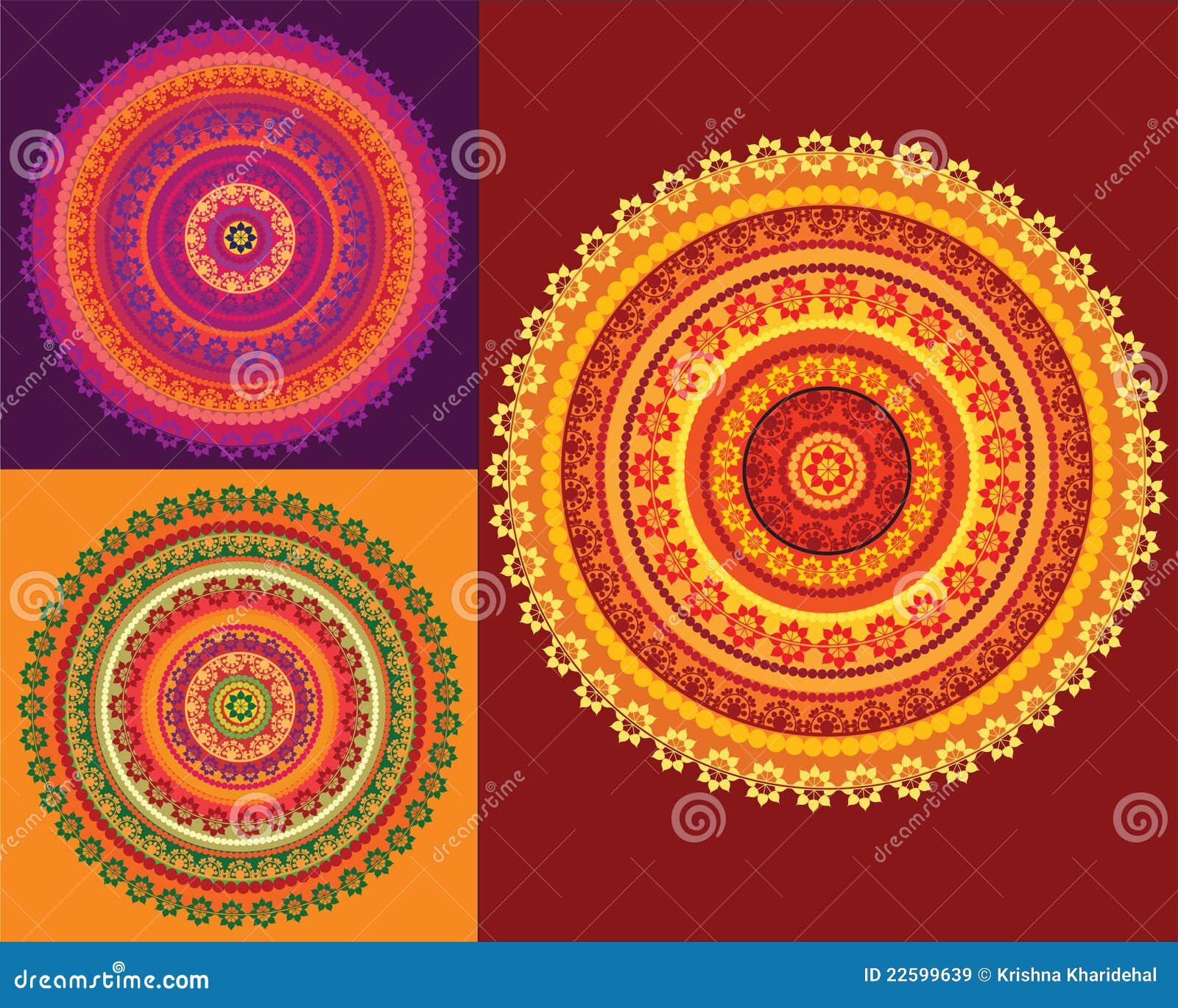 Detailed Mandala design stock illustration. Illustration of oriental ...