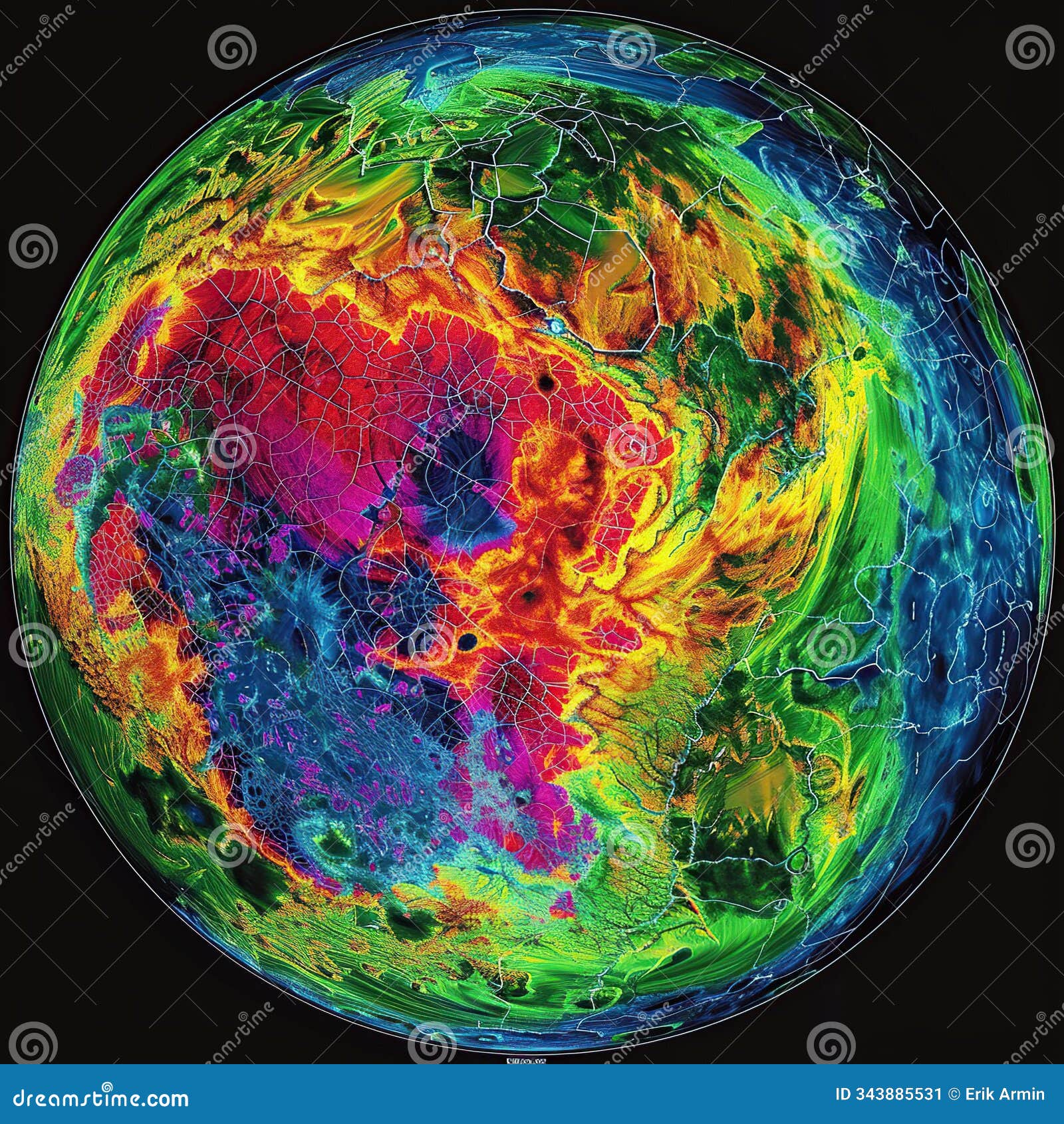 Cosmic Microwave Background Radiation Patterns Visualized In Thermal ...