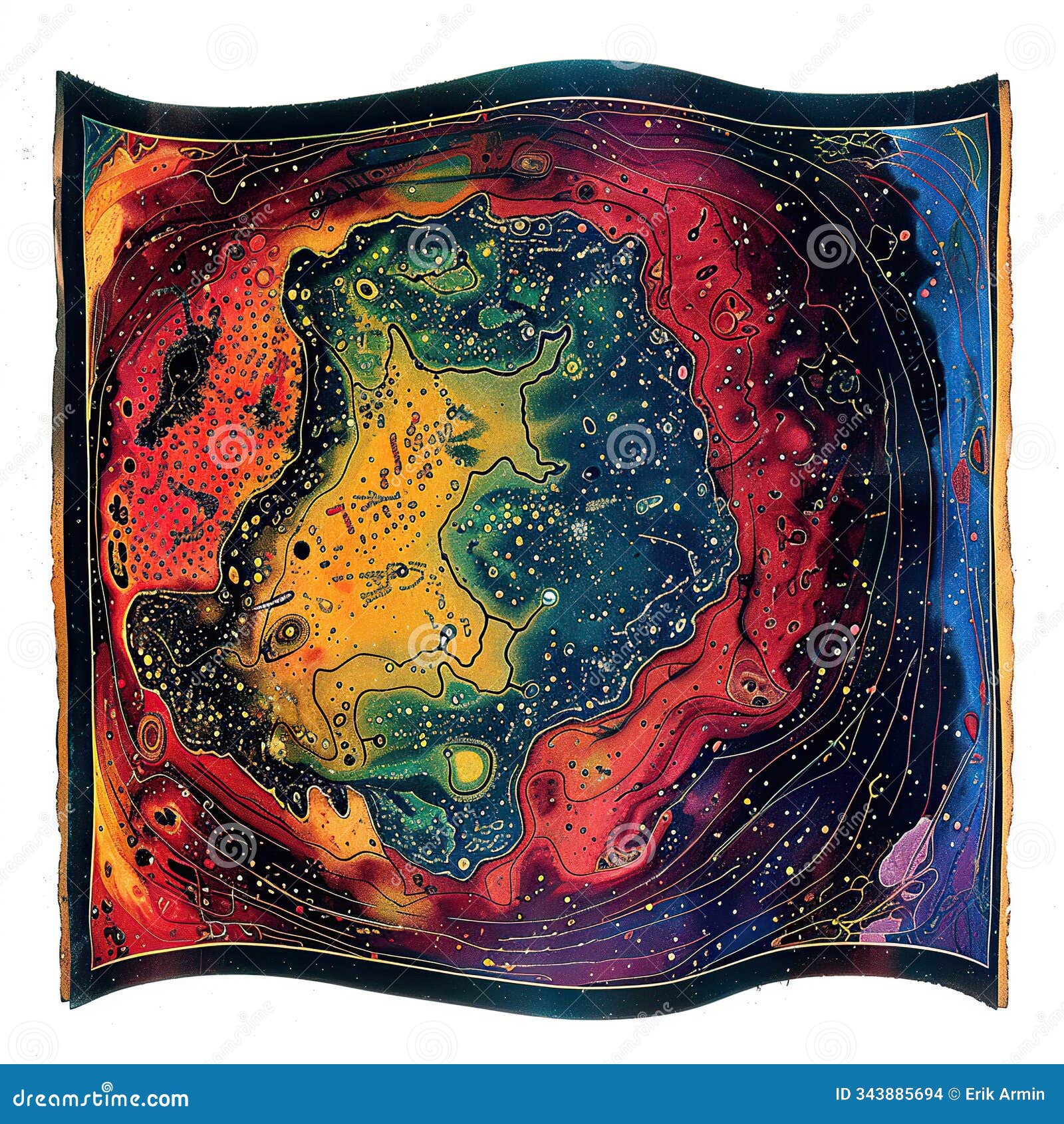 Cosmic Microwave Background Radiation Patterns Visualized In Thermal ...