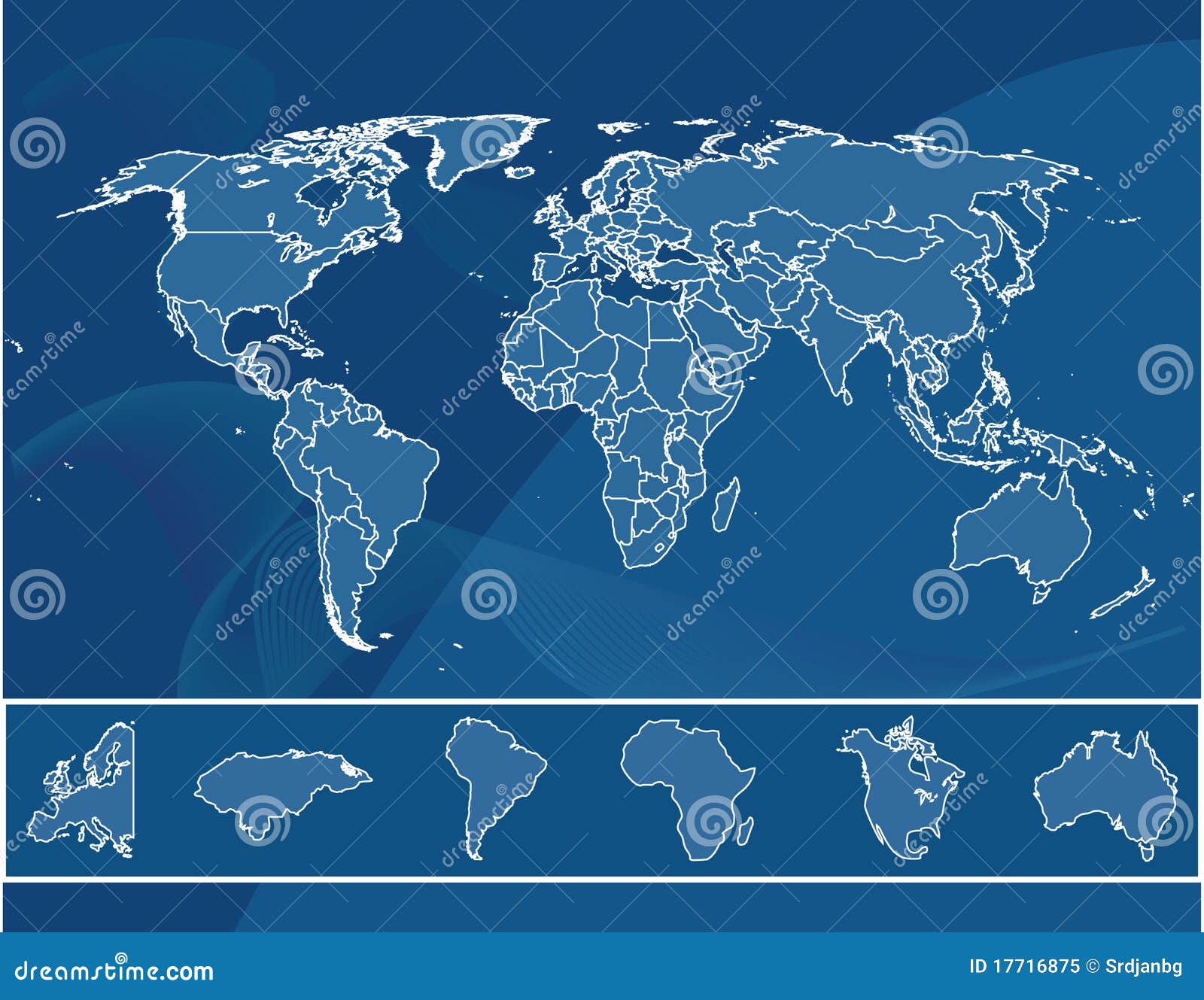 Detailed Map Of The World Showing Countries - United States Map