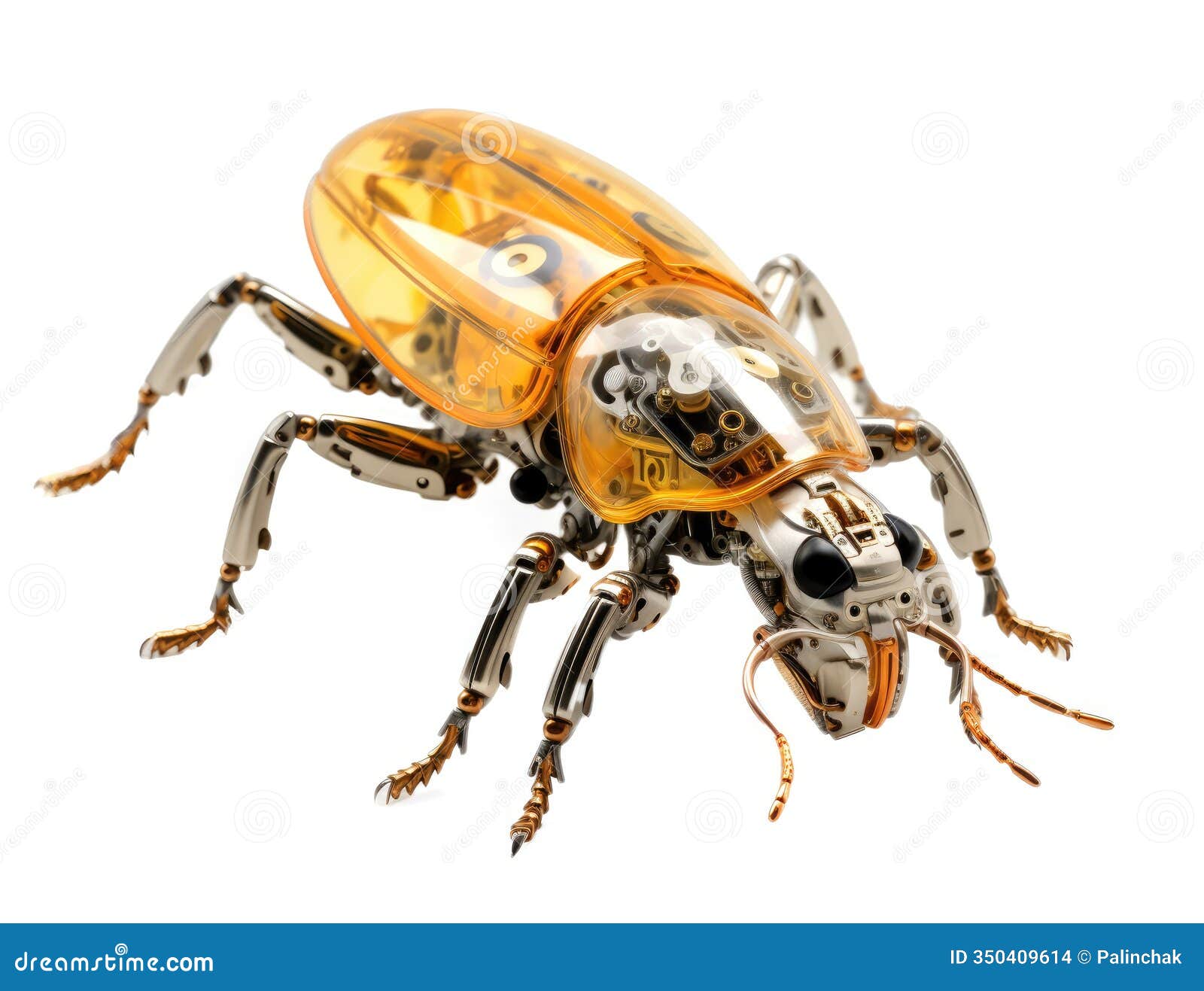 Mechanical Insect Robot Showcasing Intricate Design and Functionality ...