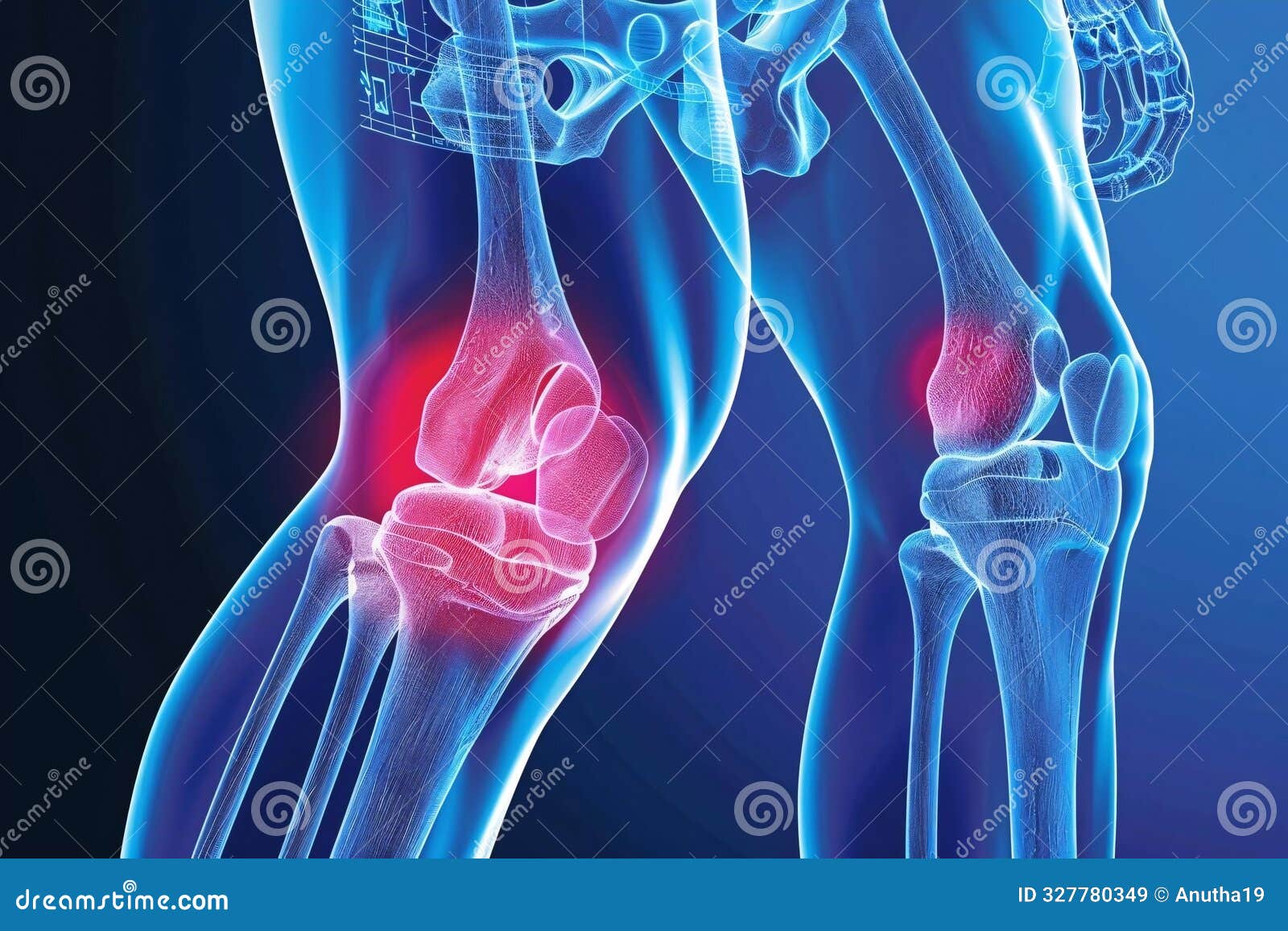 Detailed Knee Bone Scan Medical Assessment, Imaging, Diagnosis ...