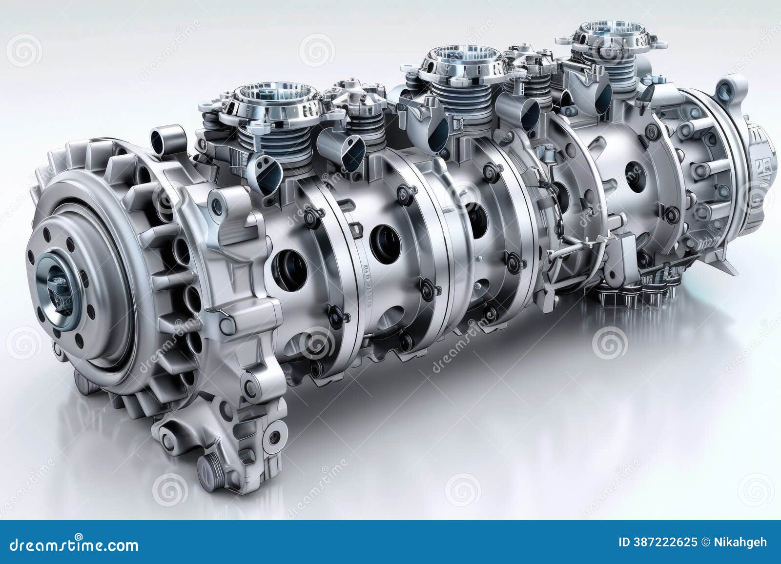 Gas-engine. Gas Engine Is An Internal Combustion Engine Which Runs On A ...