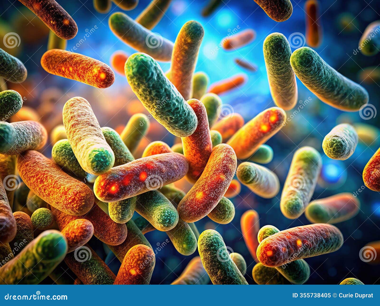 Mycobacterium Ulcerans, The Causative Agent Of Buruli Ulcer, 3D ...