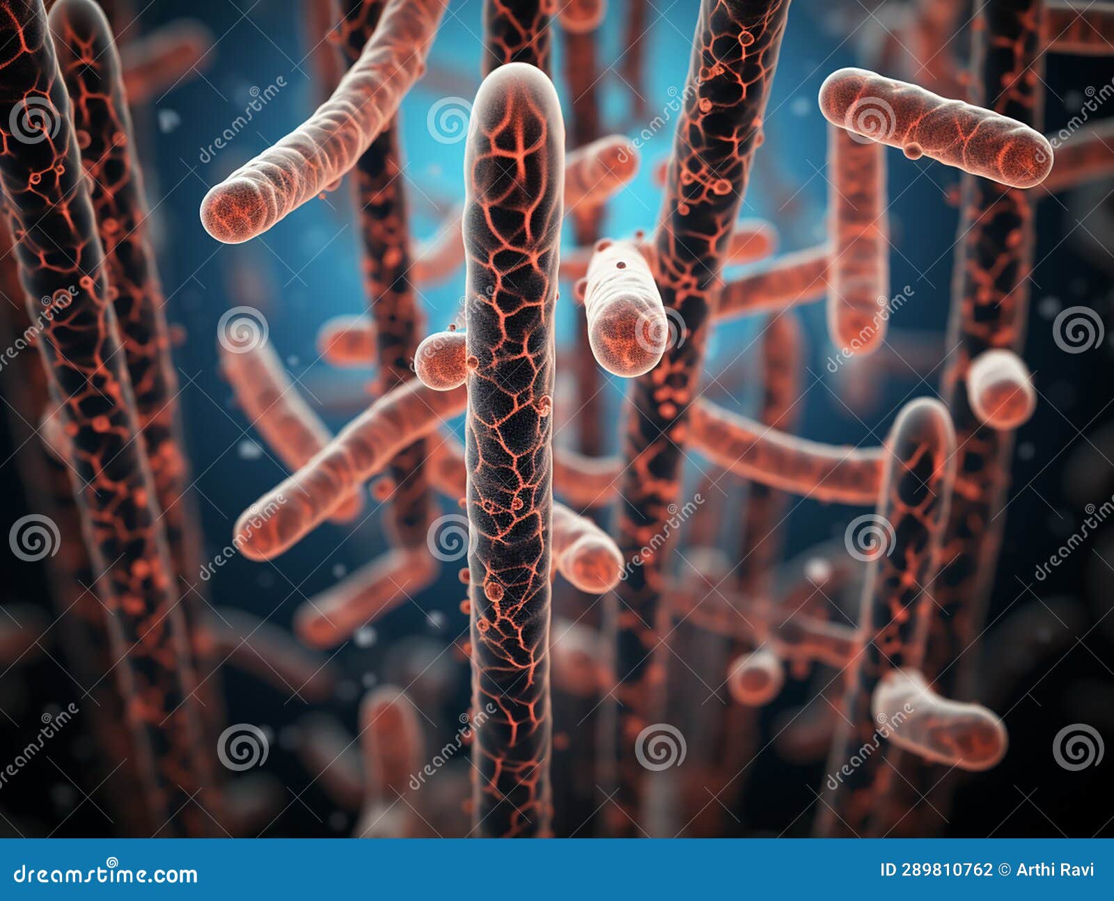 Detailed Microscopic Image Of Bacillus Anthracis | CartoonDealer.com ...