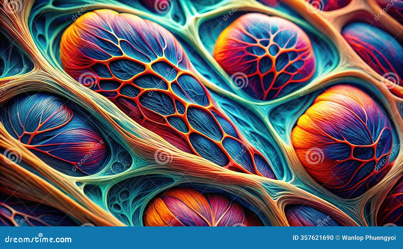 A Detailed Microscopic View of Healthy Smooth Muscle Tissue Exploring ...