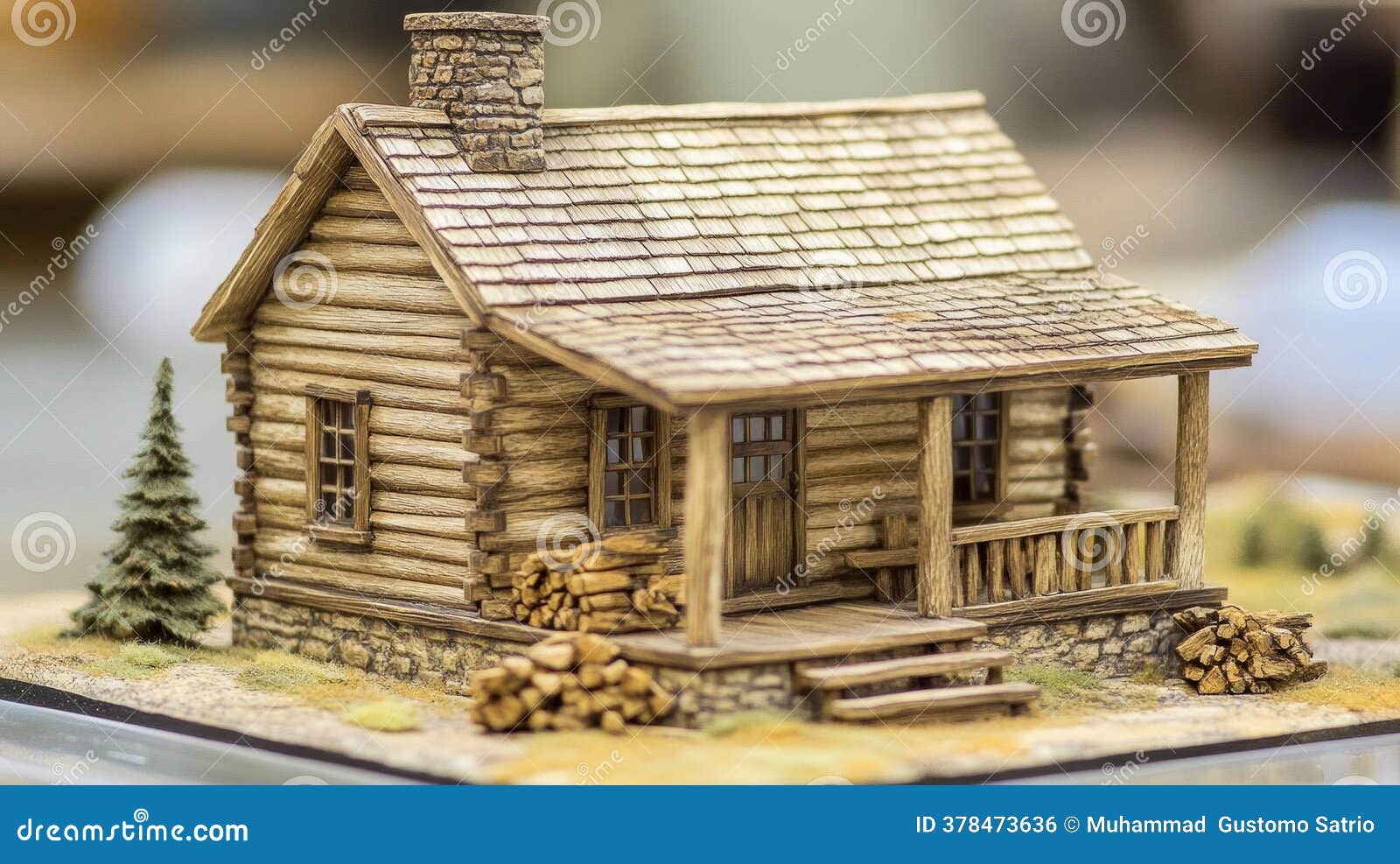 Detailed Miniature Model Of An Eco-friendly City With Green Spaces And ...