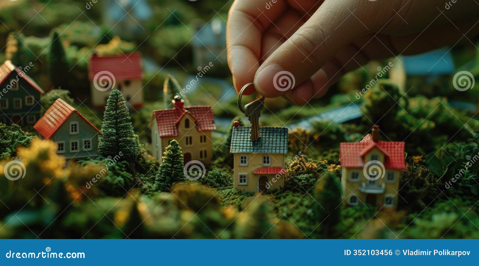 Detailed Miniature Model of a Town, Great for Architectural Projects ...