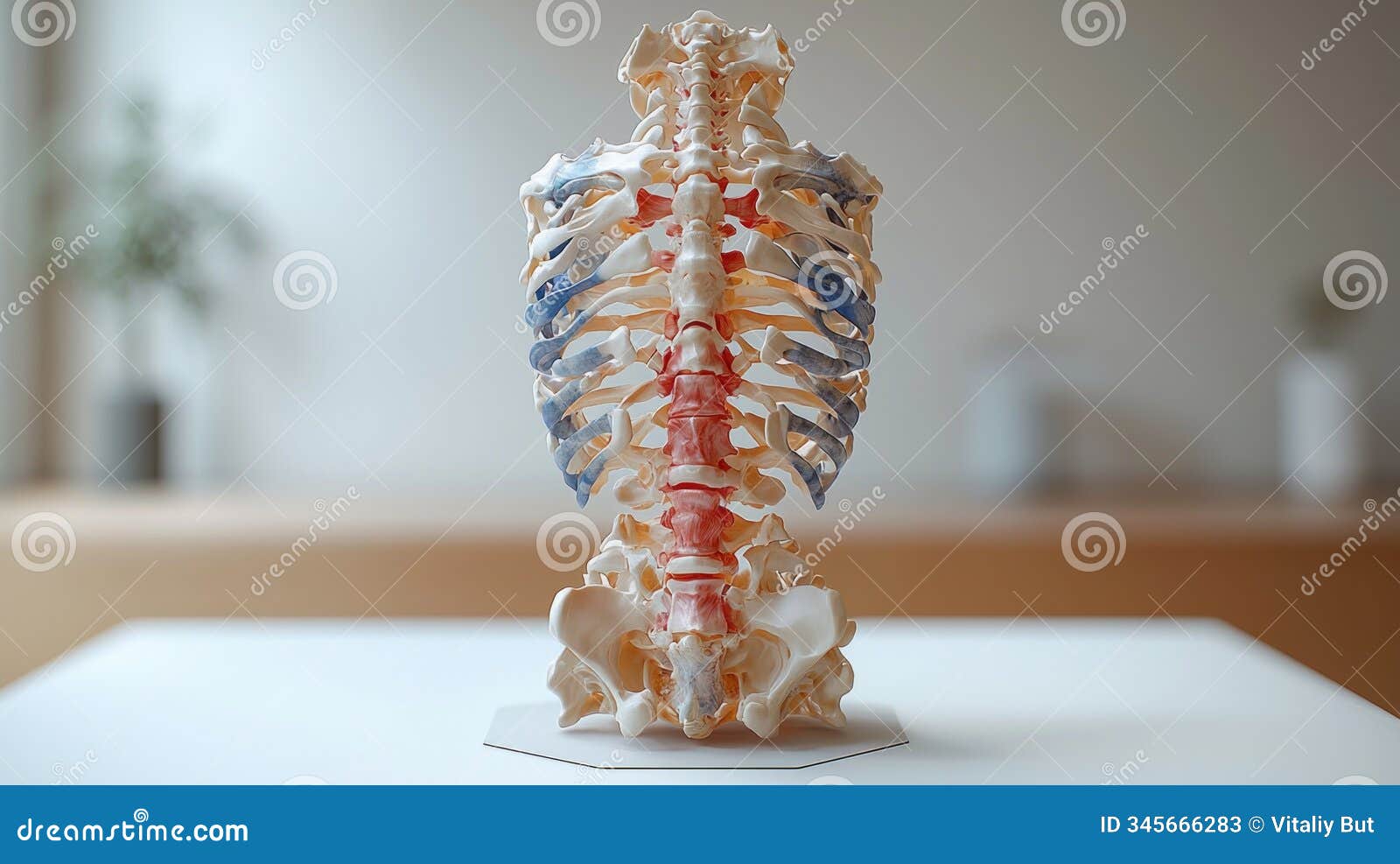 Detailed Model Sacral and Coccygeal Spine Regions Anatomical Study ...