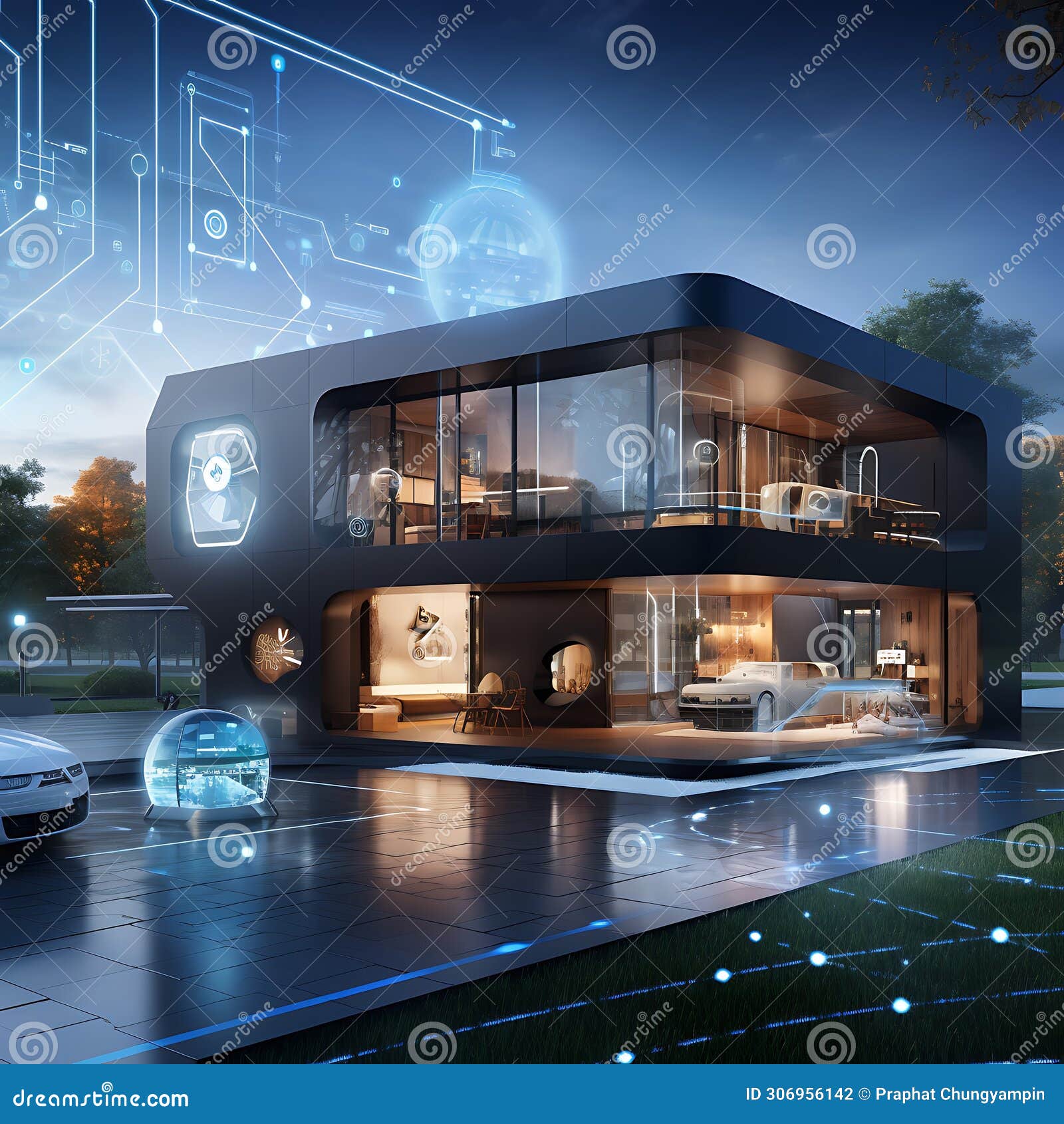 A Detailed Model of a Smart Home with Digital Interfaces for Device ...