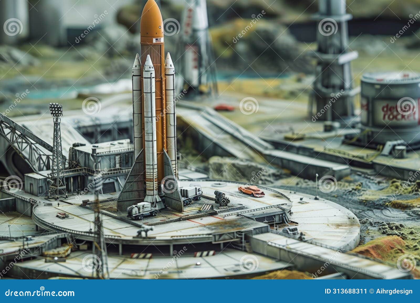 Galactic Dreams Miniature Space Shuttle Takes Center Stage Stock ...