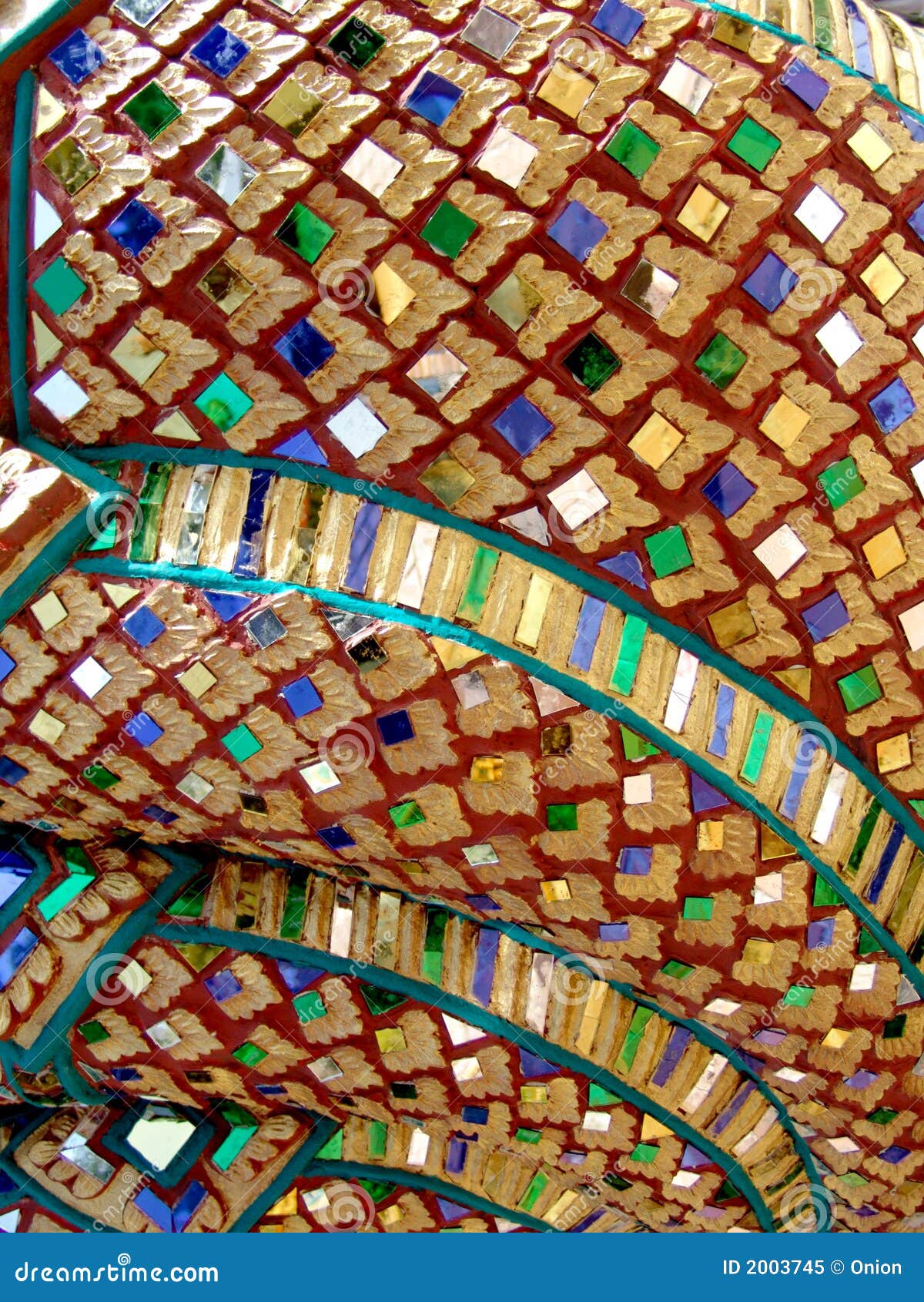 Detailed mosaic pattern stock image. Image of paste, interesting - 2003745