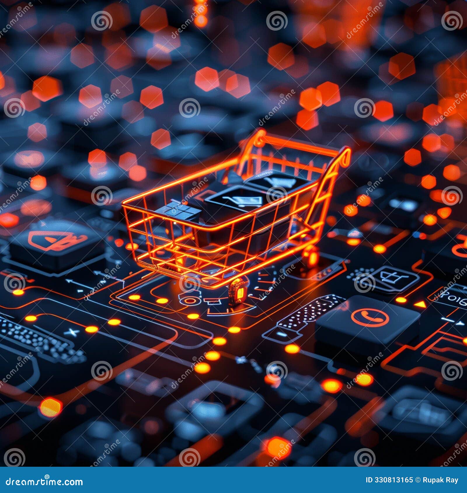 Detailed Network Topology Graceful Data Pathways Interwoven Like a ...