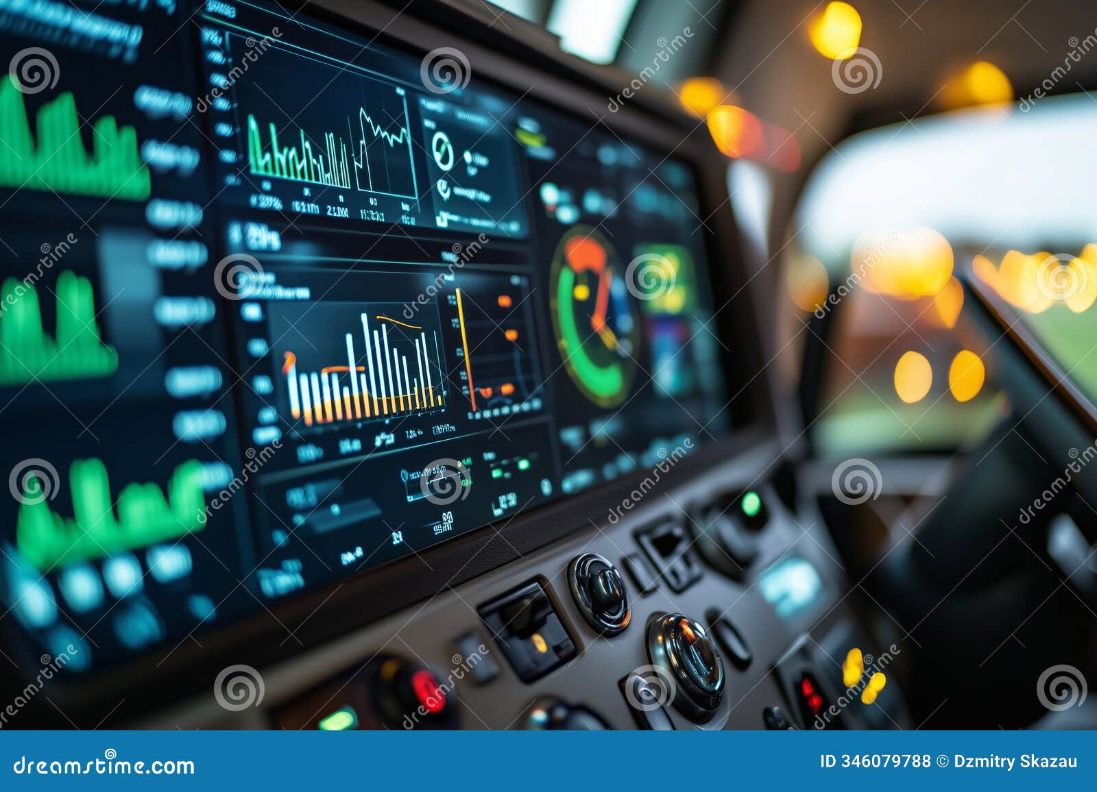 Detailed Overview of a Control Dashboard Showcasing Vital Statistics ...
