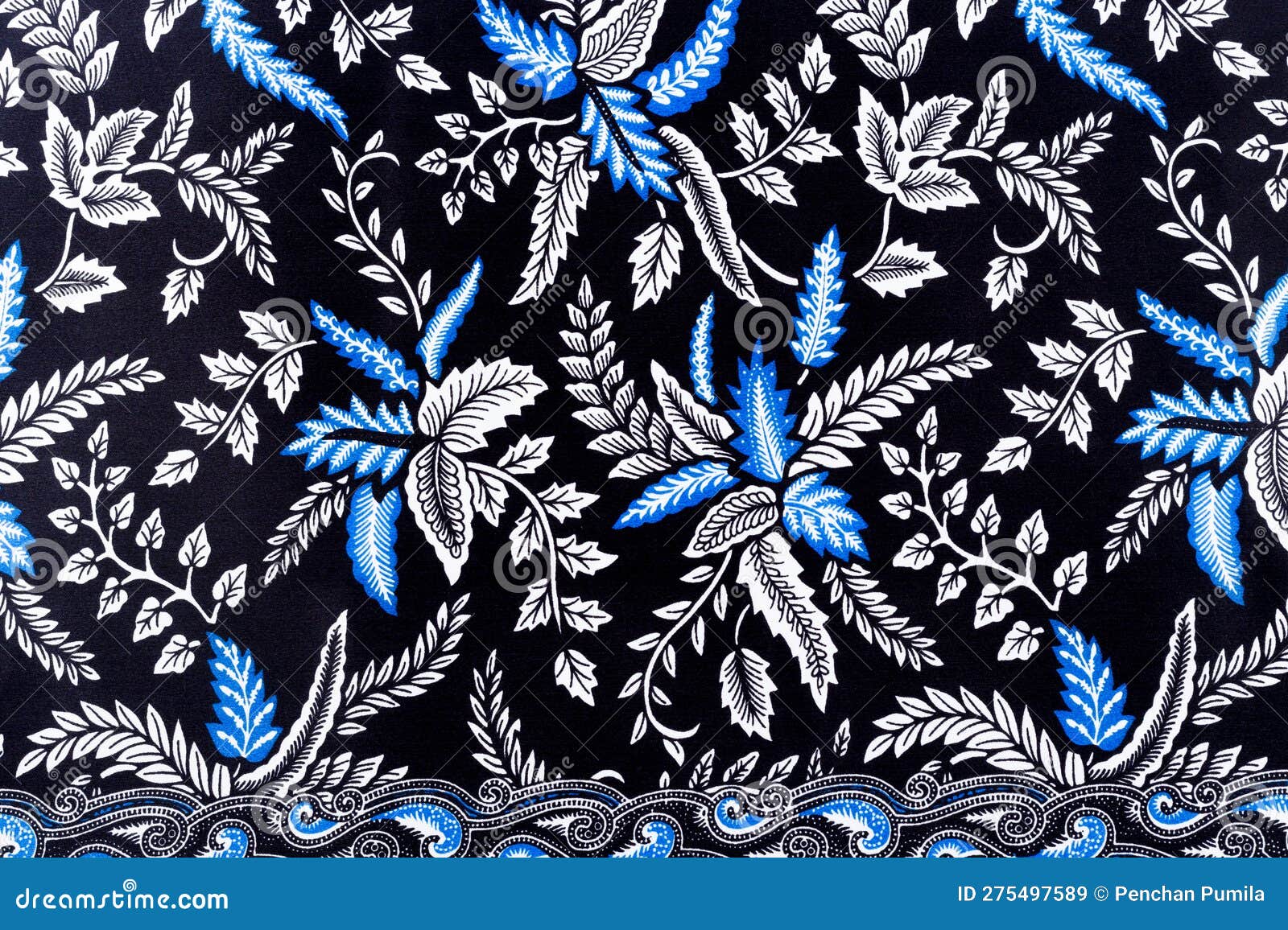 The Detailed Pattern of Batik Cloth Editorial Stock Image - Image of ...