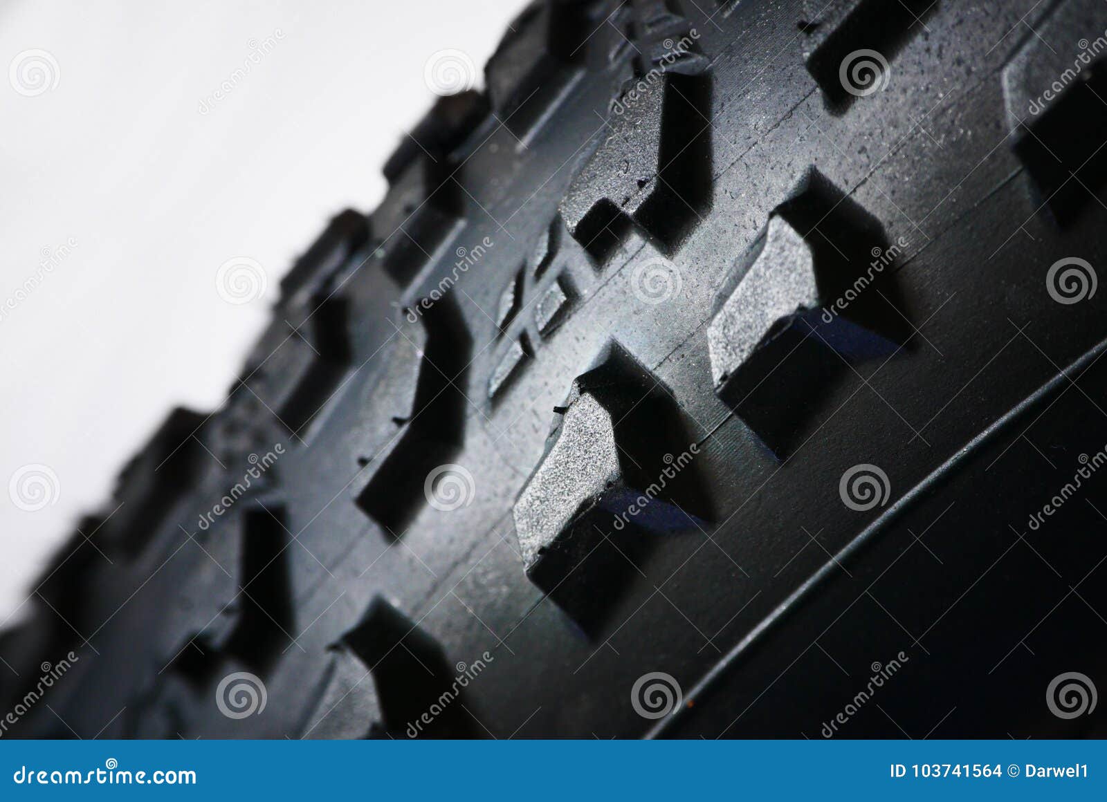 Detailed Pattern of Rubber Bicycle Tire Stock Photo - Image of trails ...