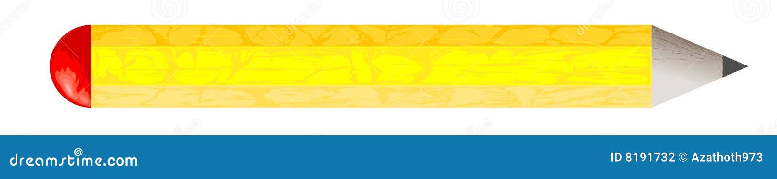 Detailed Pencil stock illustration. Illustration of bitmap - 8191732