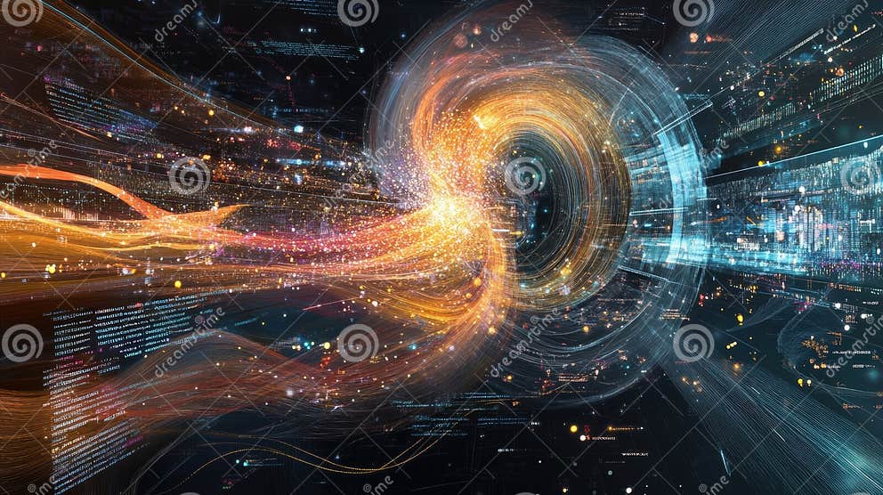 A Detailed Perspective of an AI Algorithm on a Computer Screen ...