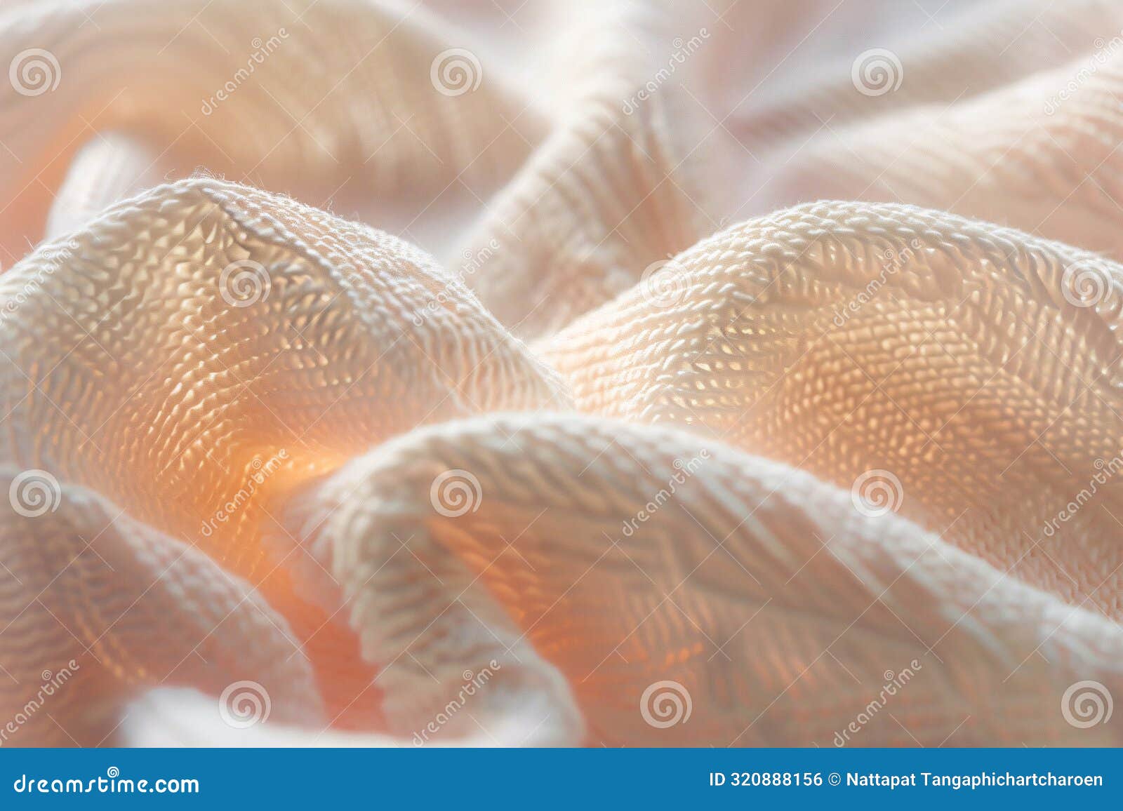 A Detailed Photograph Capturing the Woven Patterns and Gentle, Tactile ...