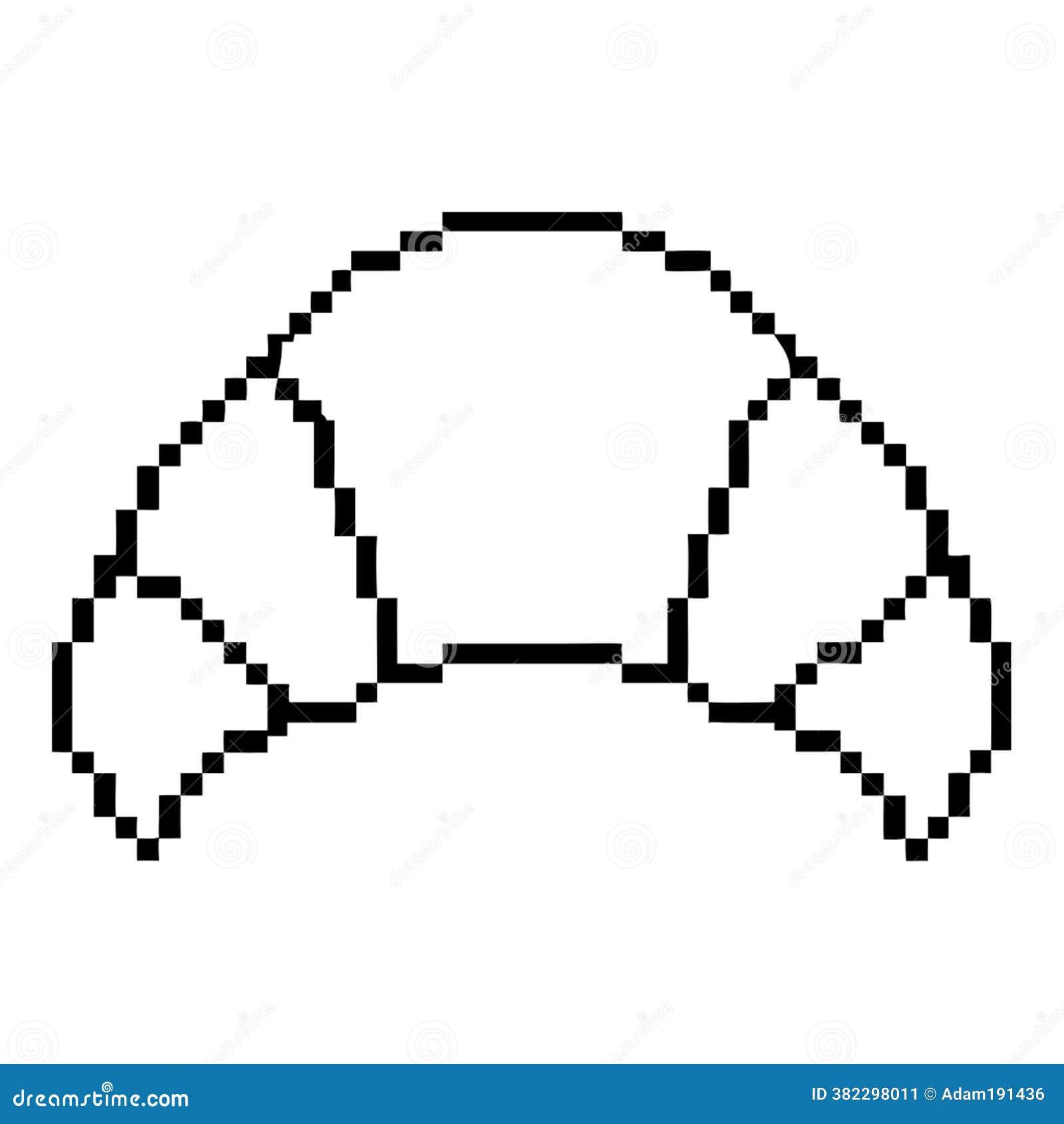 Croissant Pixel Art Icon Isolated. 8 Bit Food Sign. Pixelated Symbol ...