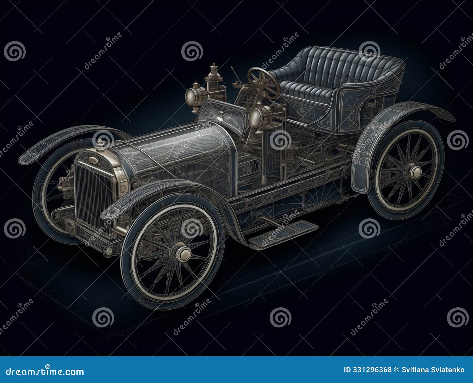 Close-up of an Antique Steam Engine with a Complex Mechanical Design ...