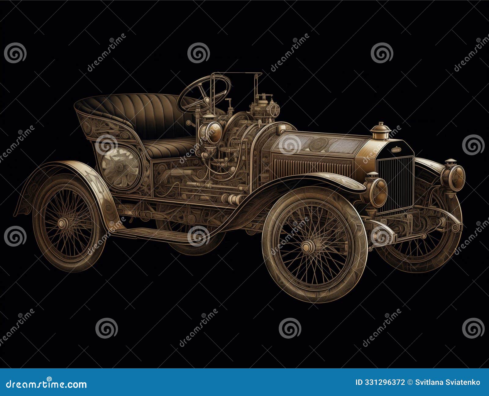 Close-up of an Antique Steam Engine with a Complex Mechanical Design ...