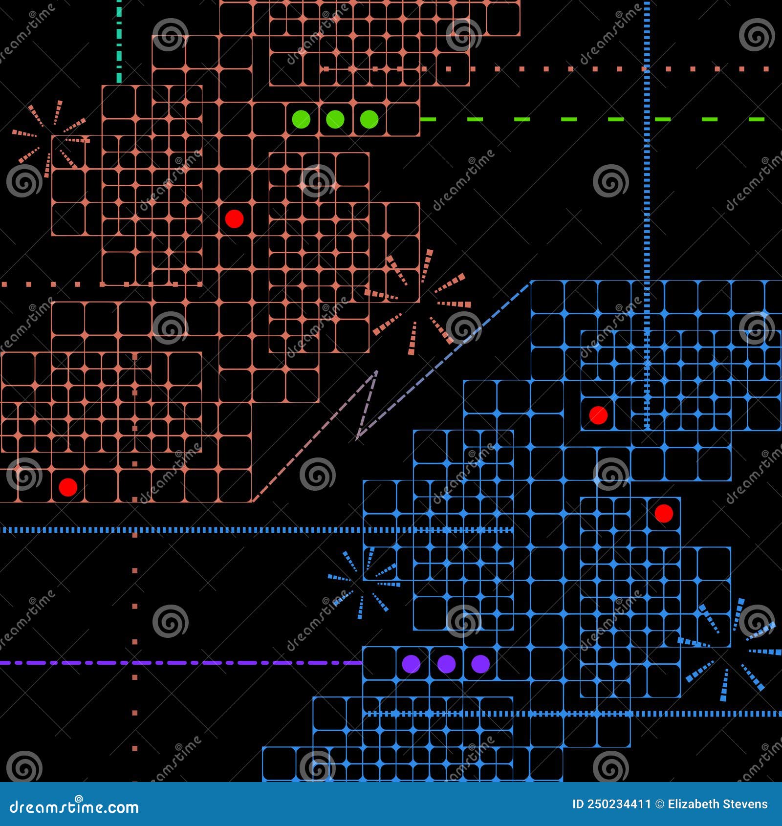 Detailed Plans for Something Complicated Stock Illustration ...