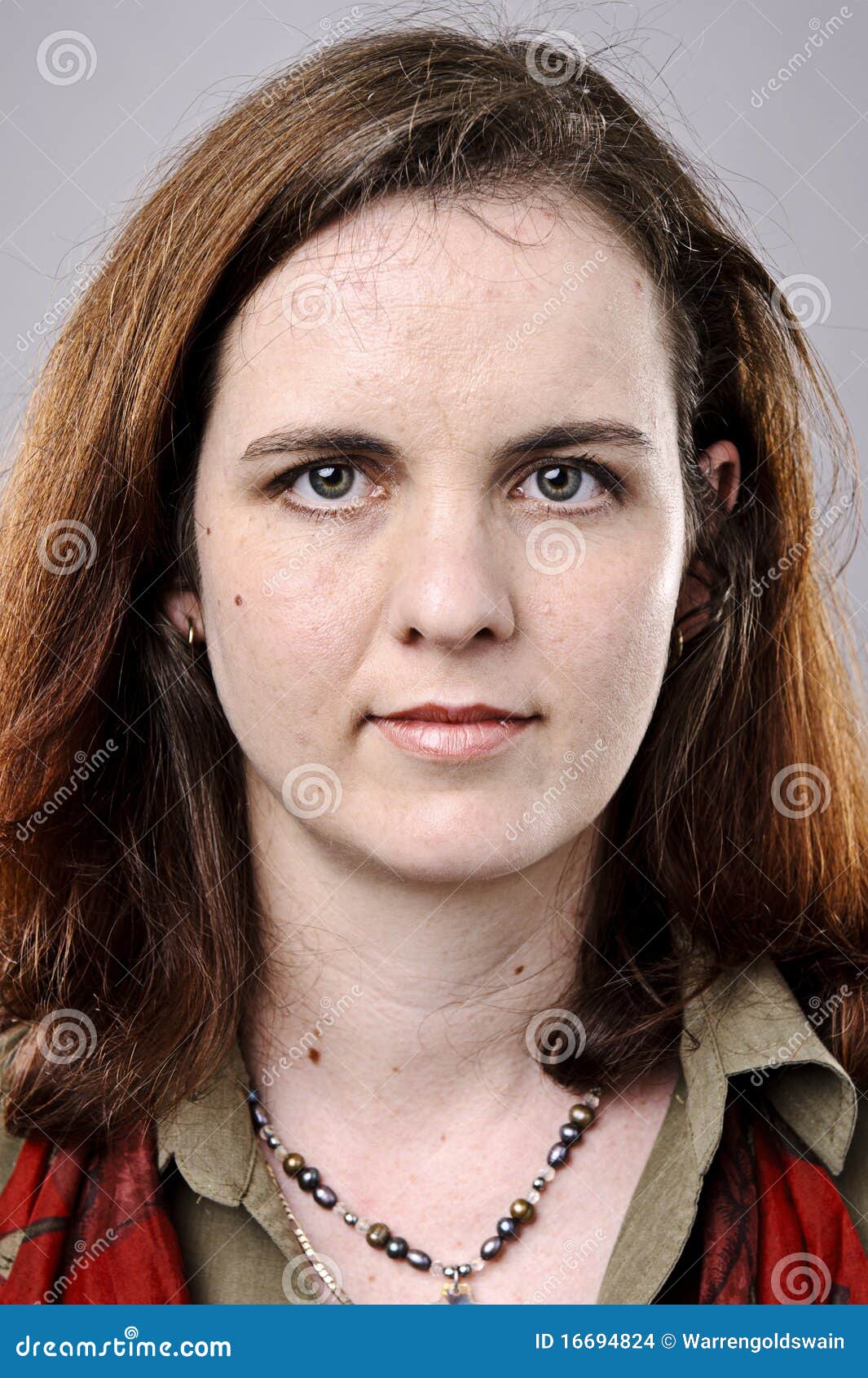 Detailed Portrait stock photo. Image of eyes, brunette - 16694824