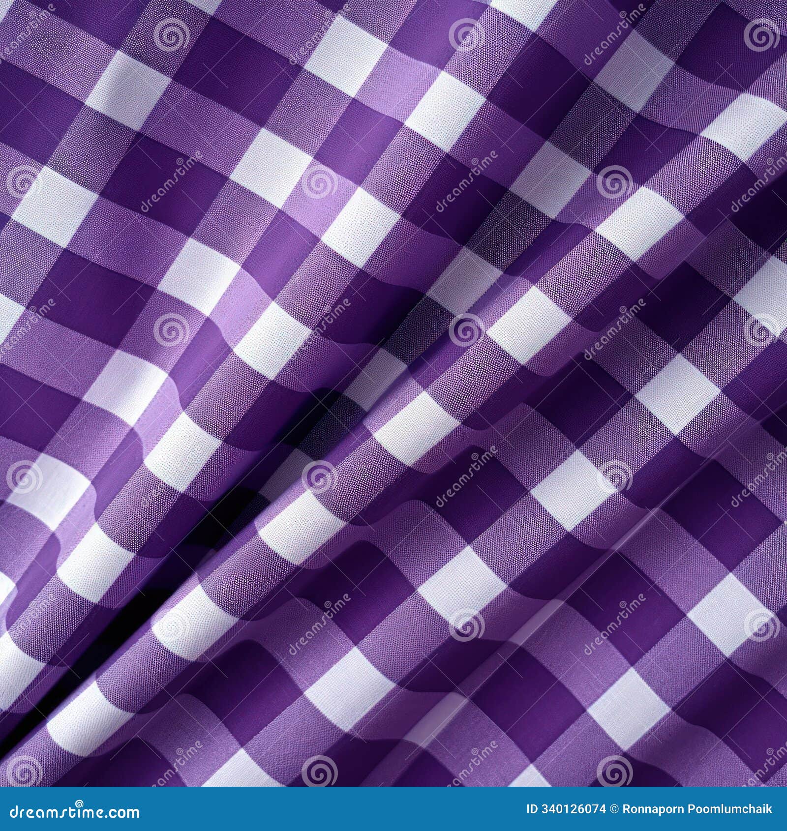 Detailed Purple Checkered Drapes Background Stock Illustration ...