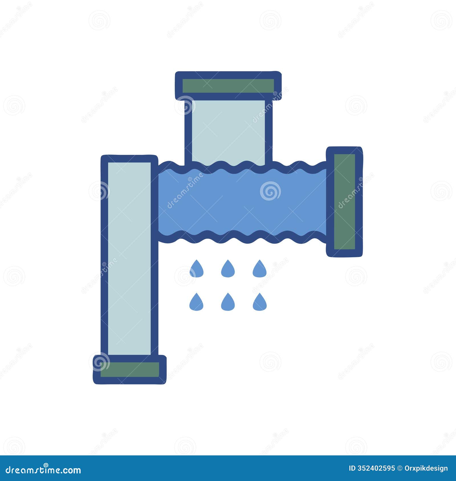 Detailed Rainwater Diverter Icon For Systems Cartoon Vector ...