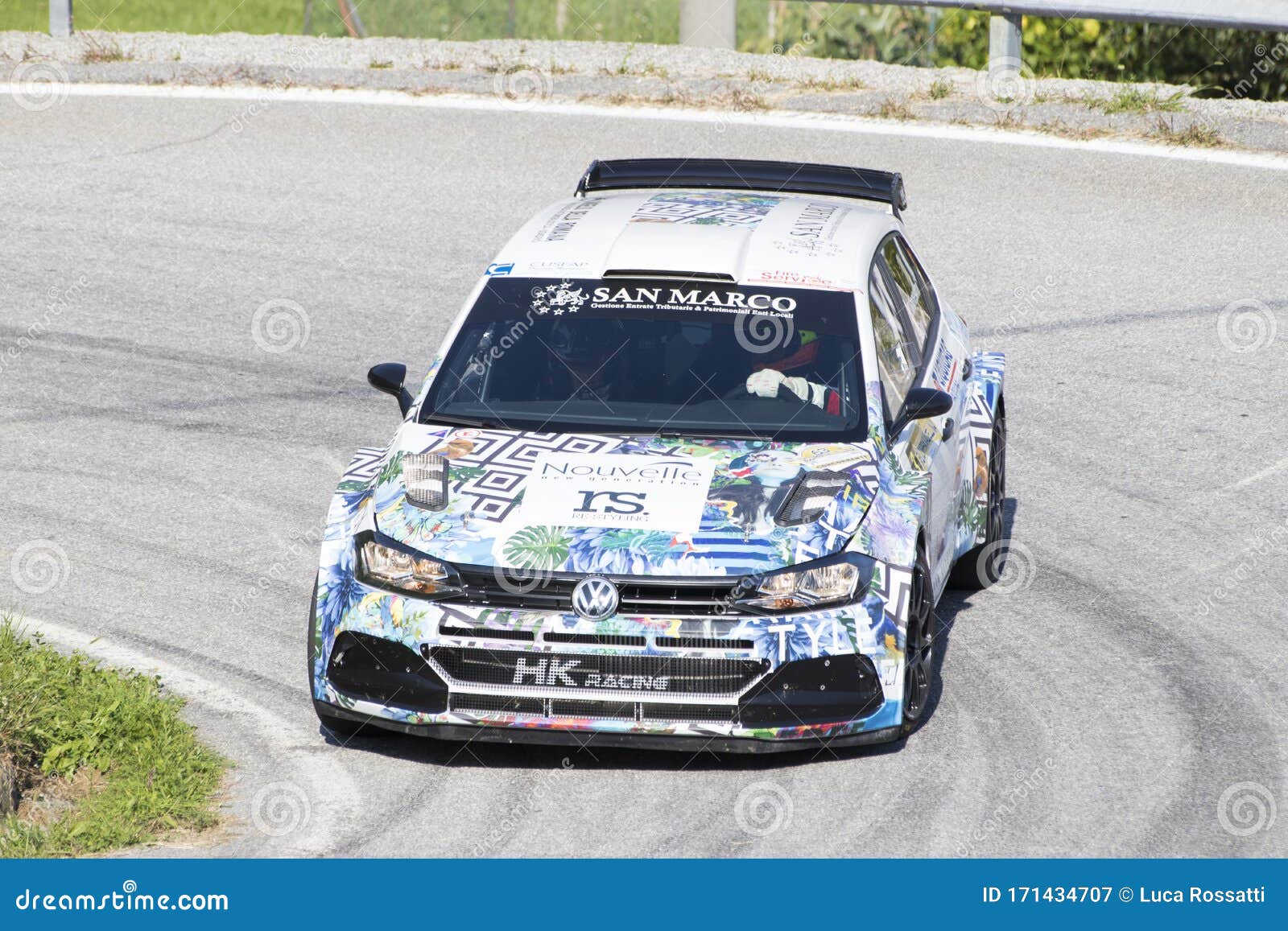 Detailed Rally Car on the Road Editorial Photography - Image of rally ...