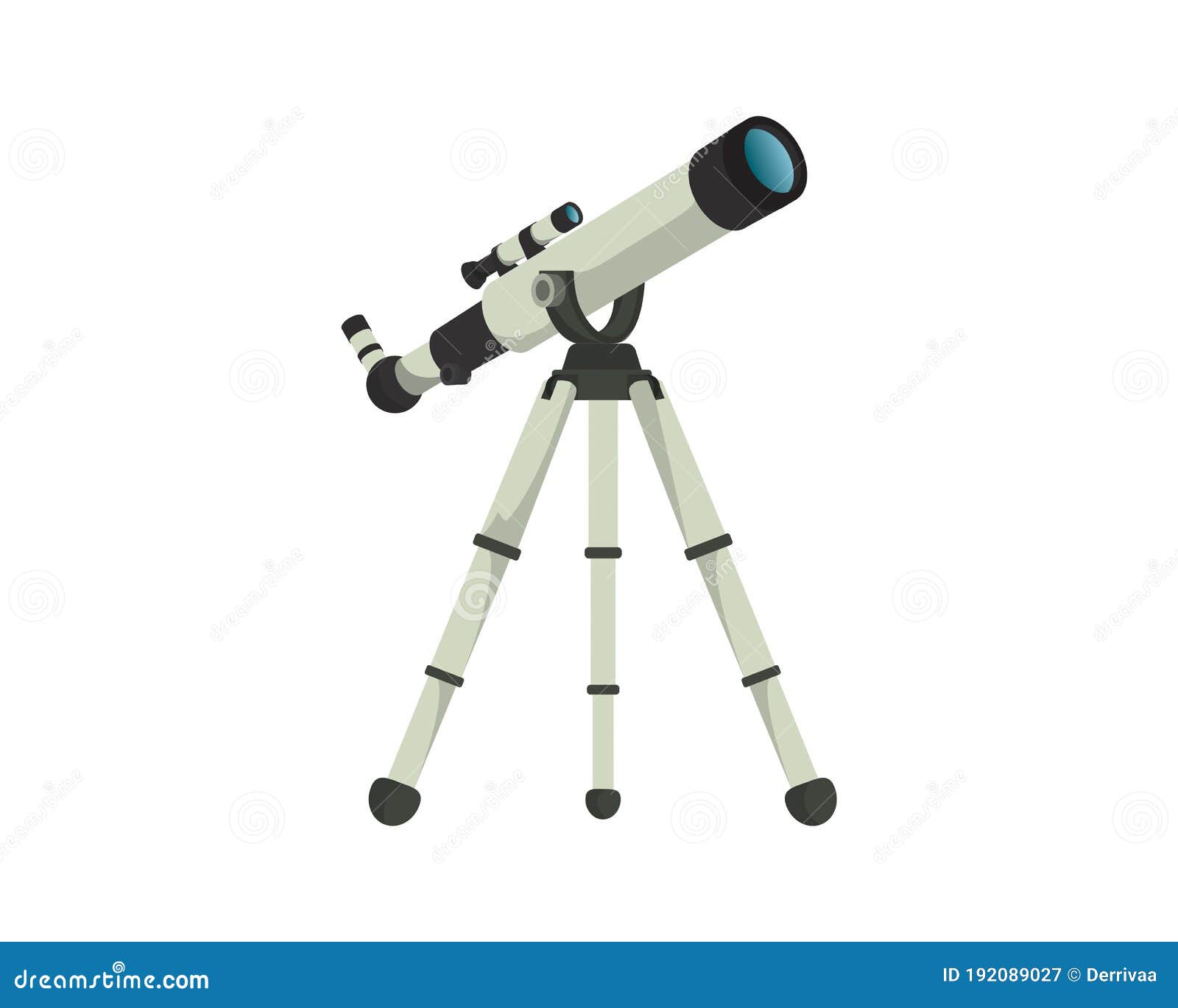 Detailed and Realistic Telescope Illustration Stock Vector ...