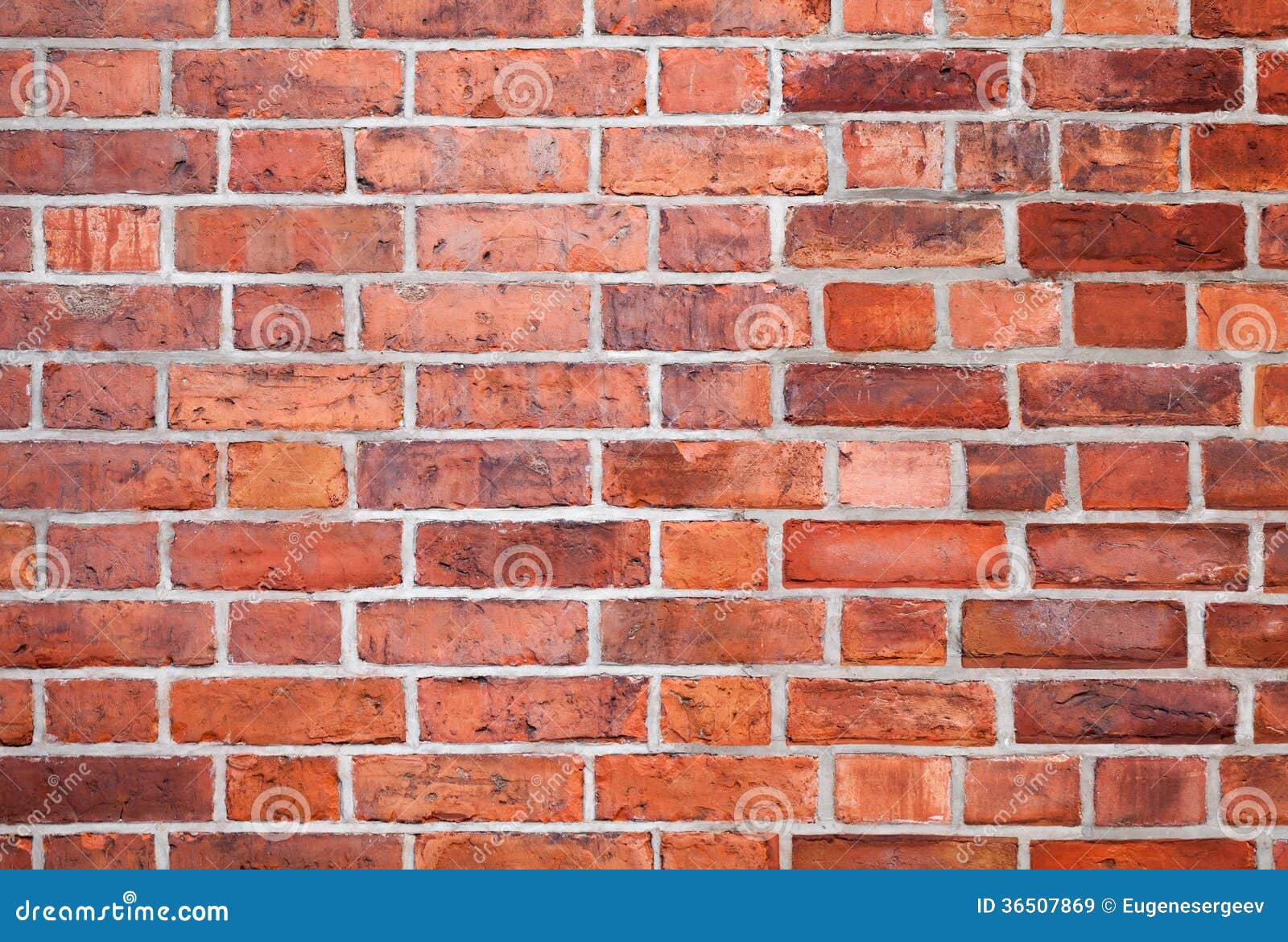 Detailed Red Brick Wall Background Texture Stock Image - Image of rough ...