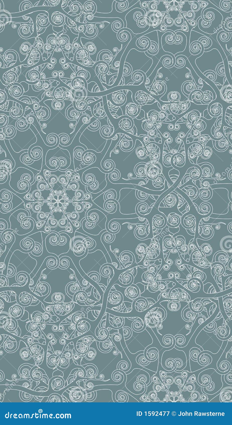 Detailed Seamless Wallpaper Pattern Stock Illustration - Illustration ...