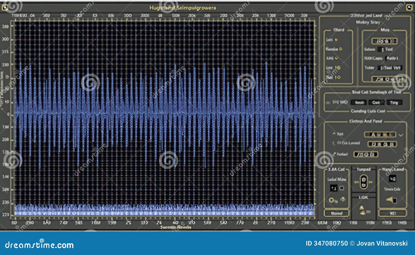 Seismograph Readings Showing Earthquake Waves With A Central Red ...