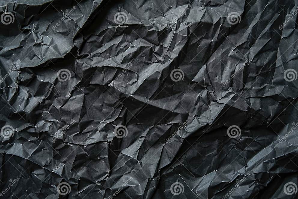 Detailed Shot of Black Paper, Versatile for Various Projects Stock ...