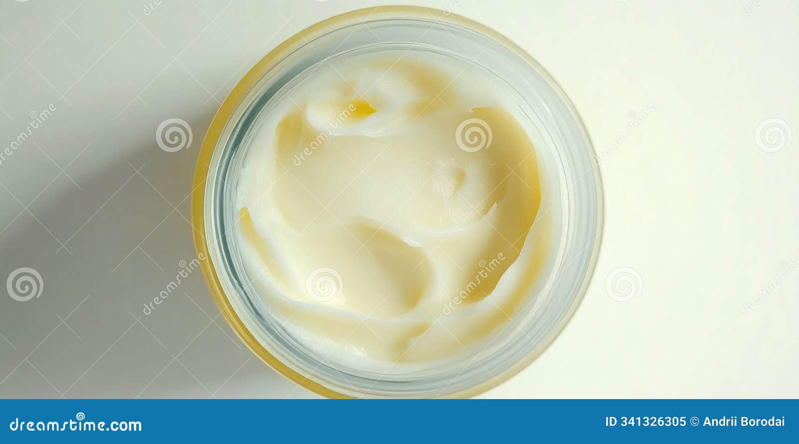 Detailed Shot of Cream Inside Open Jar. Stock Illustration ...