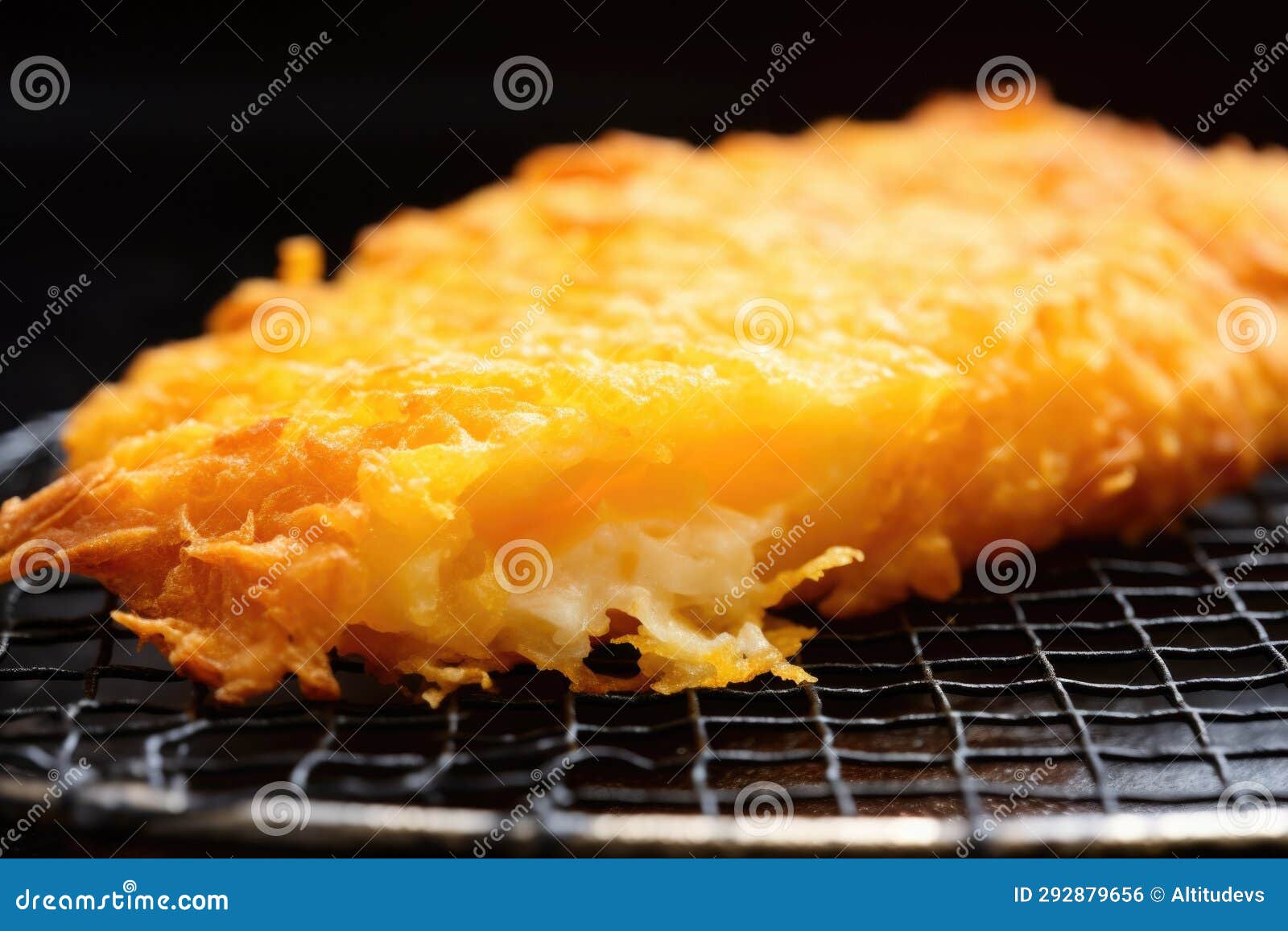 Detailed Shot of the Crispy Golden Batter of Fish Stock Photo - Image ...