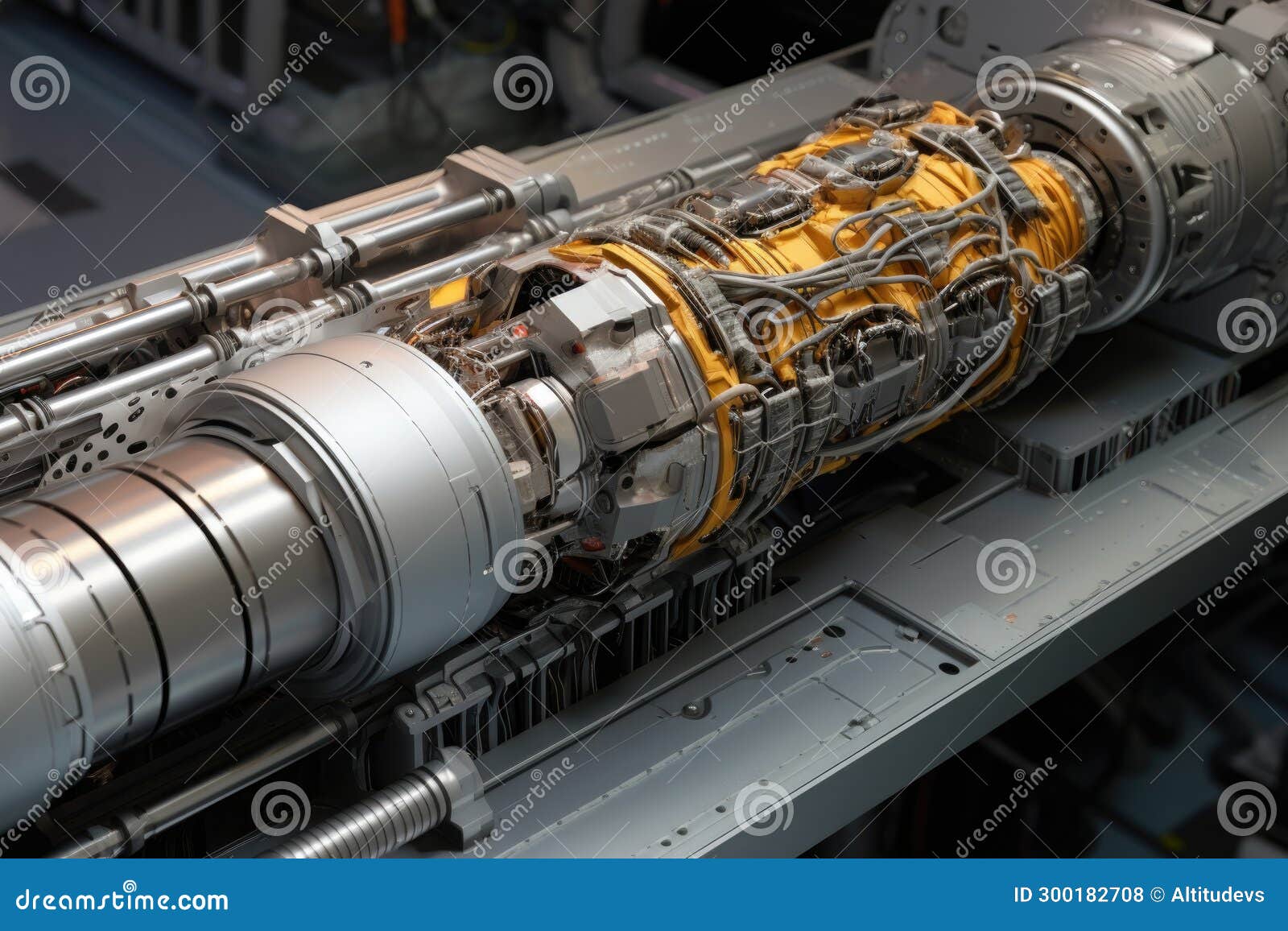 Detailed Shot of a Nuclear Fuel Rod Assembly before Insertion Stock ...