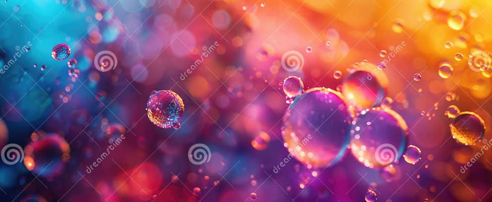 Detailed Shot of Quantum Dots in a Solution, Capturing Their Size ... Detailed Shot of Quantum Dots in a Solution, Capturing Their Size ...