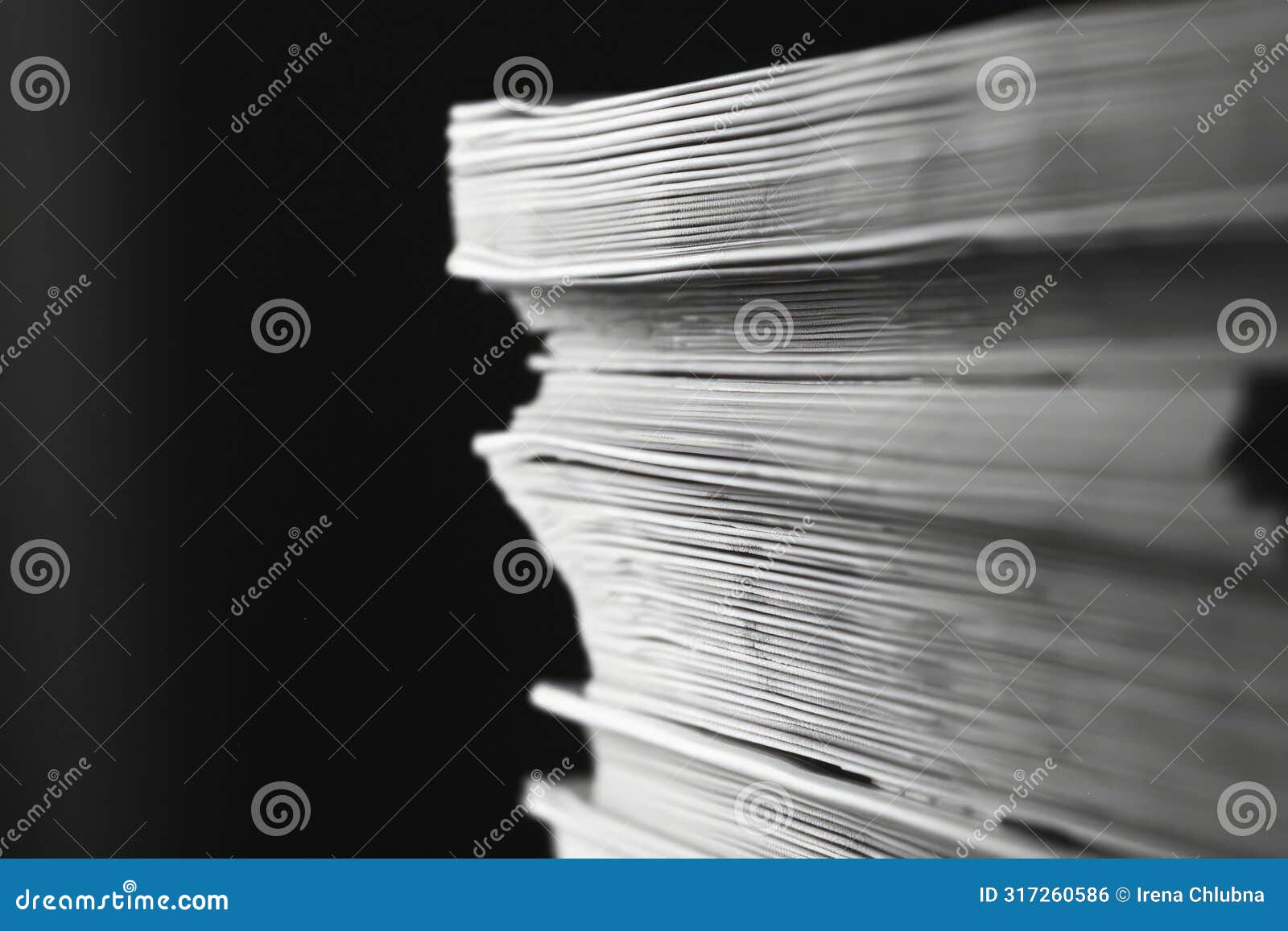 Detailed Stack of Assorted Magazines Stock Illustration - Illustration ...