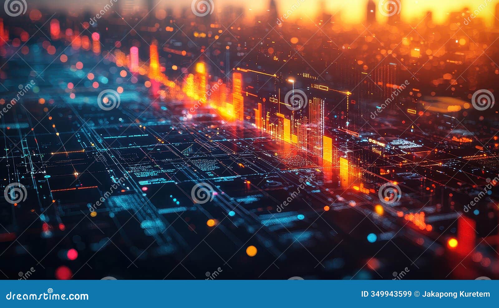 A Detailed Strategic Roadmap Featuring, Colorful Icons, Linear Timeline ...
