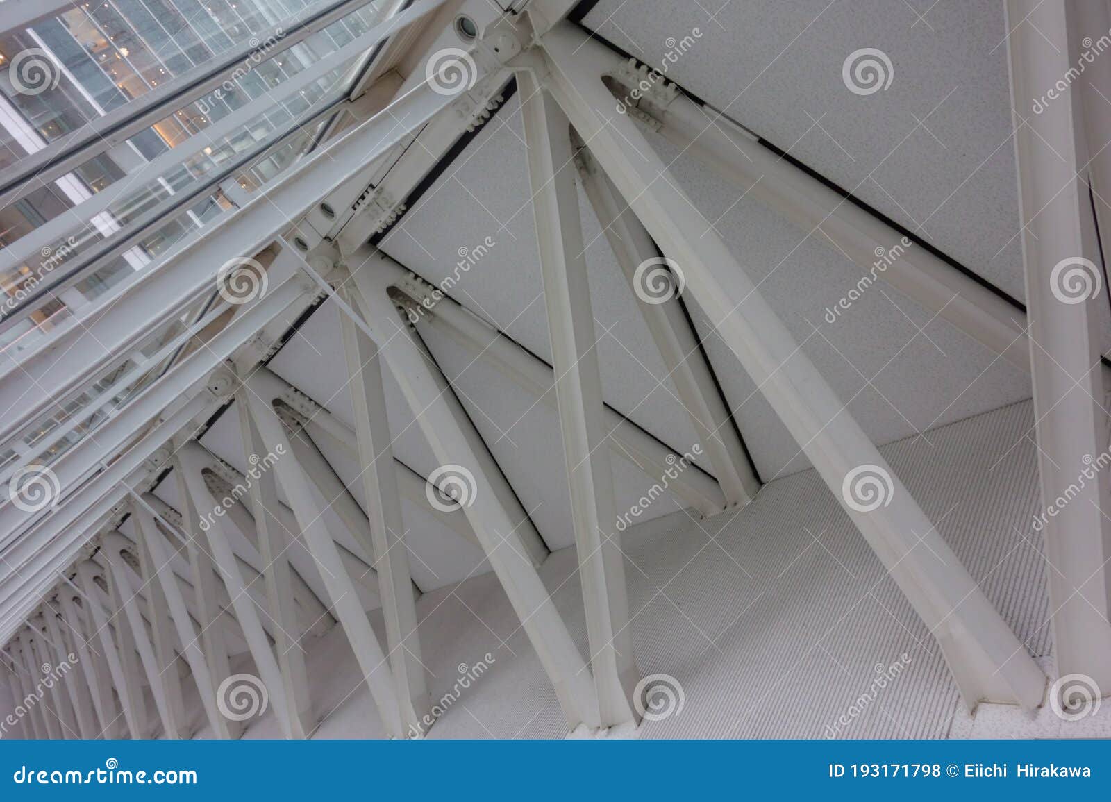 Structural Style with Beams Stock Photo - Image of background, aluminum ...