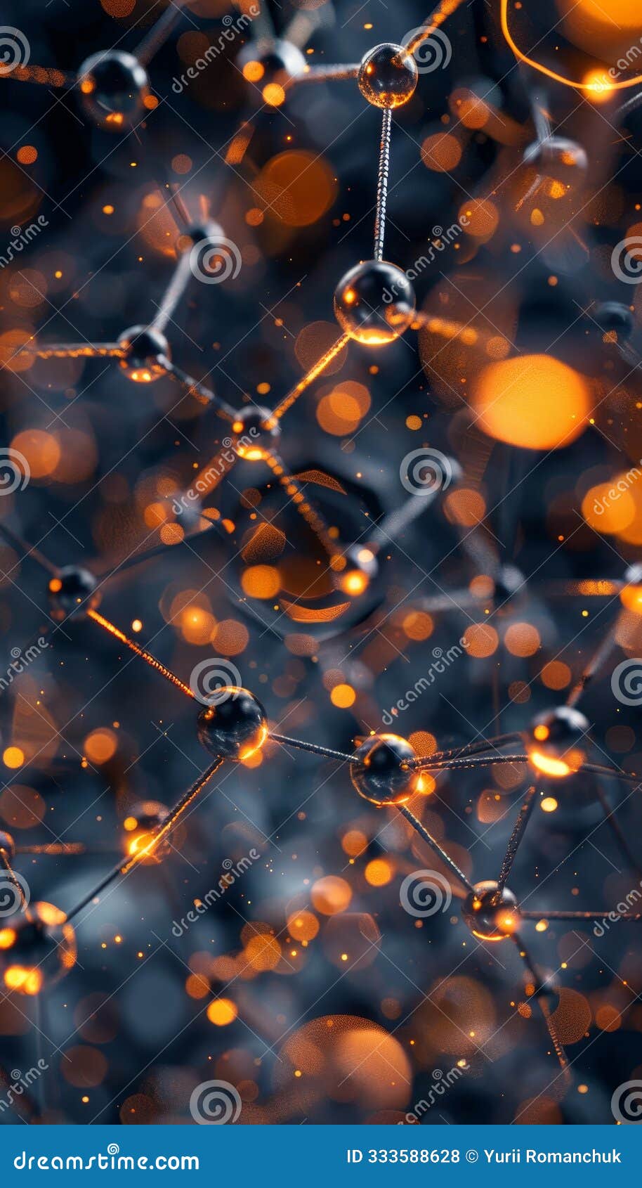 Detailed Technical Diagram of Superalloy Molecules Showcasing ...