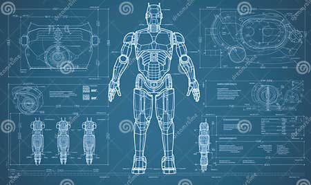 Detailed Technical Drawing Provides Insights into Inner Workings of a ...