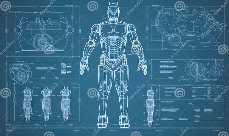 Detailed Technical Drawing Provides Insights into Inner Workings of a ...