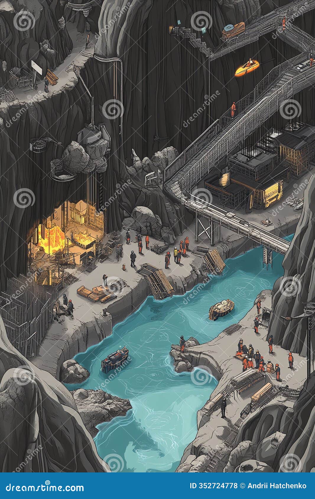 Detailed Technical Illustration Comparing Traditional Construction ...