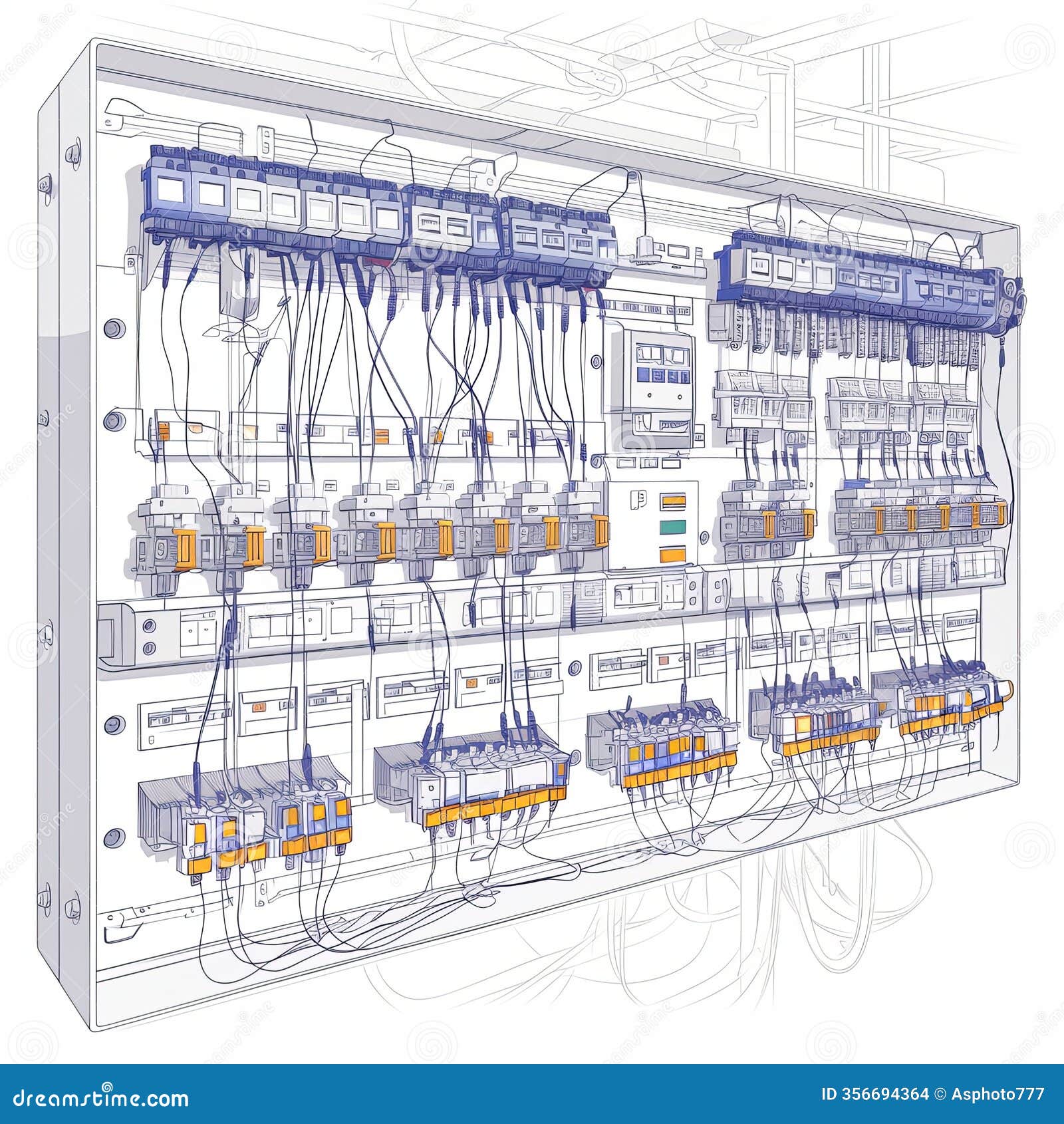 Car Red Fuses, Electrical Bridge, Vector | CartoonDealer.com #261491012