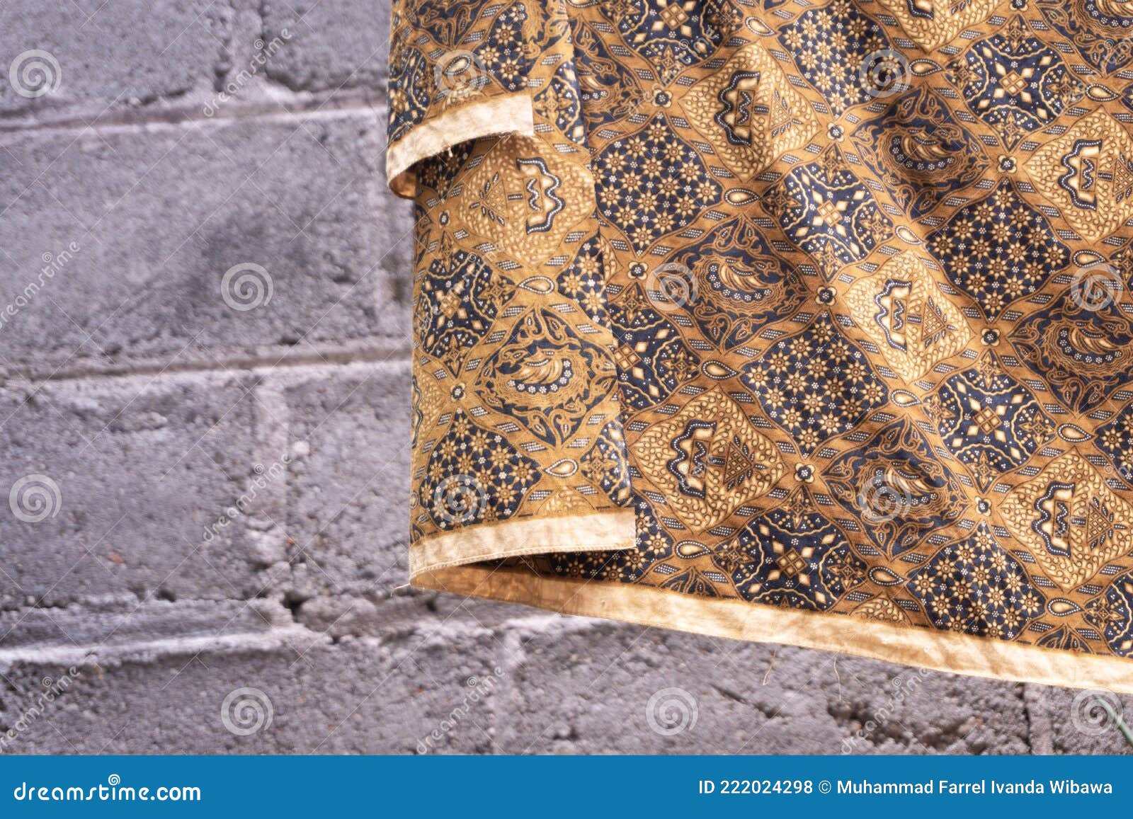 The Detailed Texture of a Cloth Called Batik from Indonesia. Stock ...