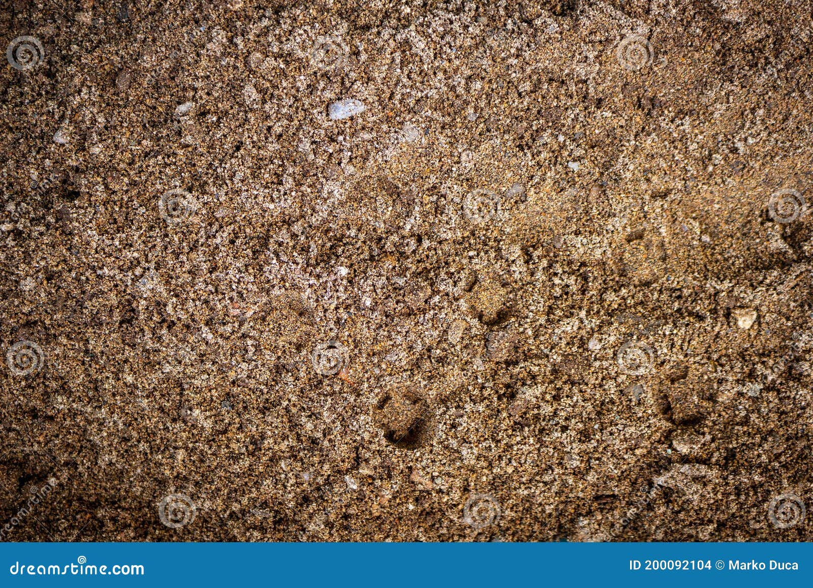 Detailed Texture of Coarse Sand, Top View. Stock Photo - Image of dirt ...